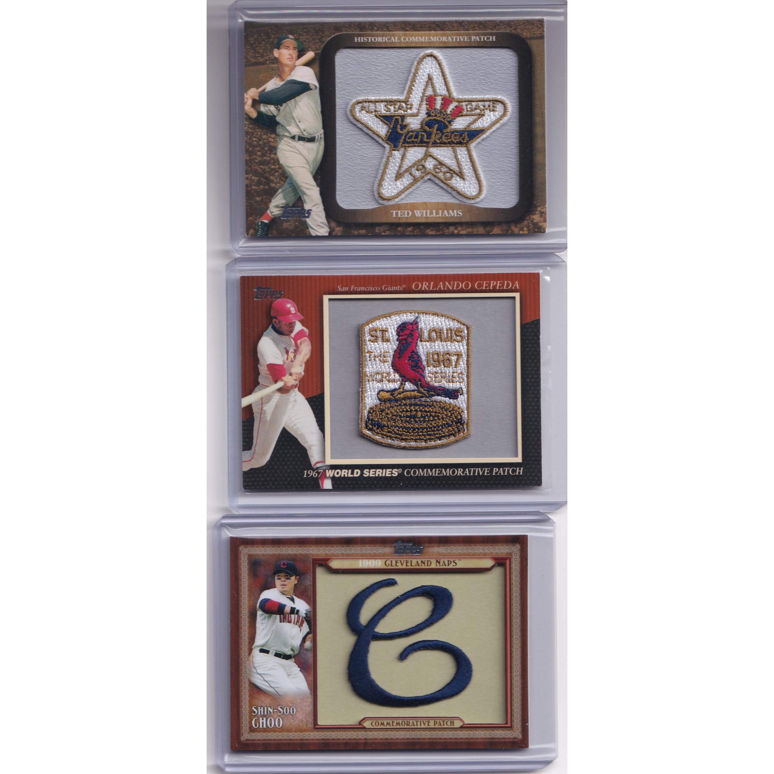 MLB Commemorative Patch Lot