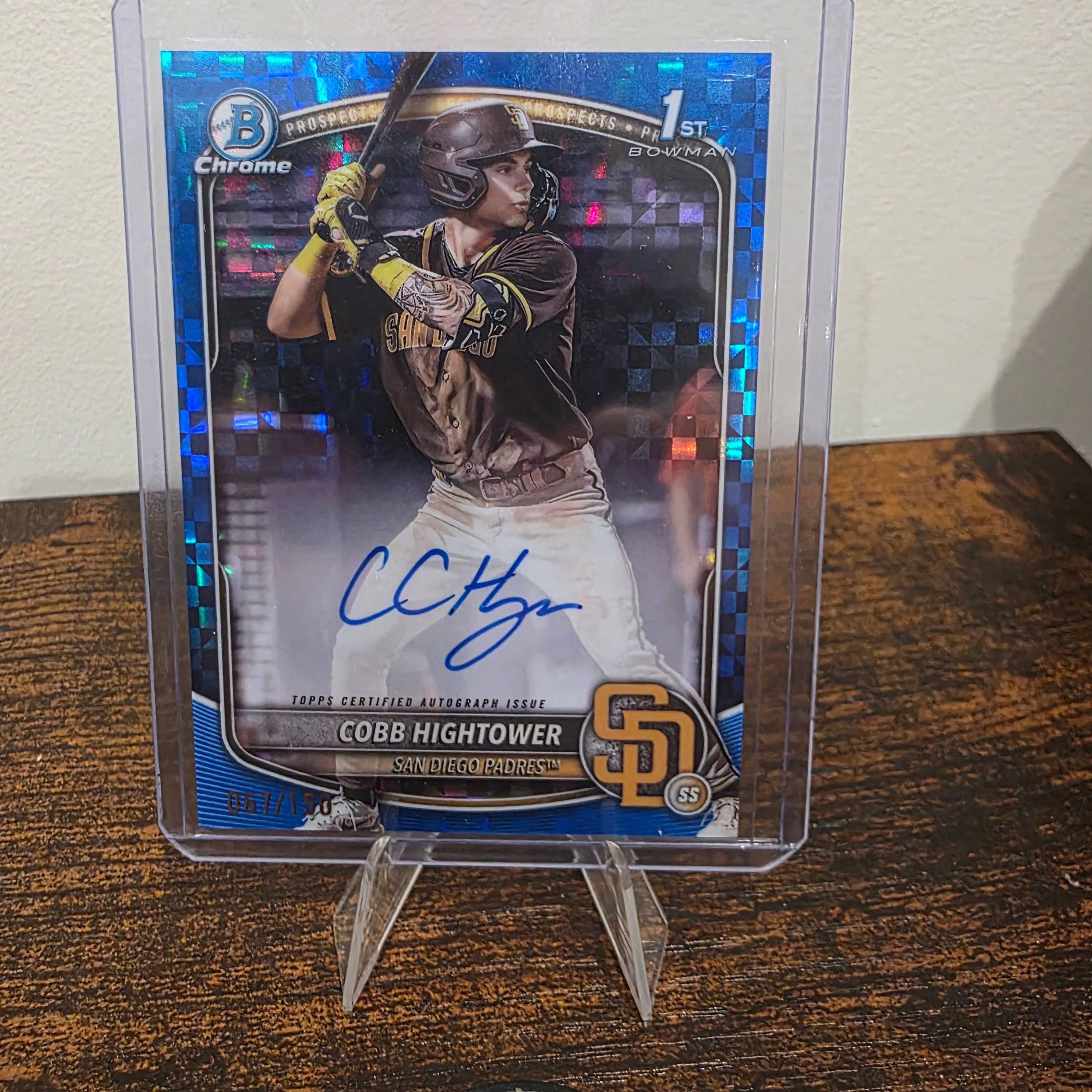 #01 Cobb Hightower 2025 Bowman 1st Auto /150