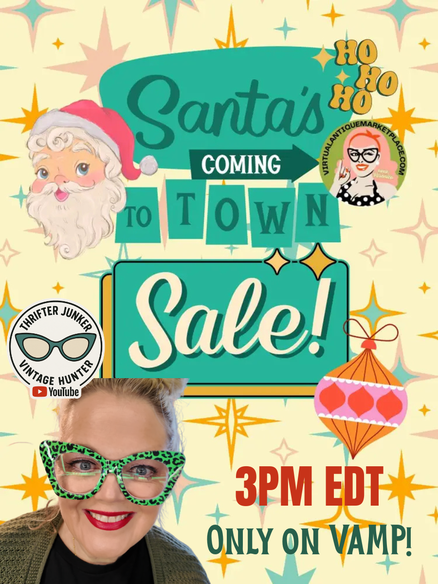 Vintage Christmas Live Sale With Thrifter Junker Vintage Hunter 🎄