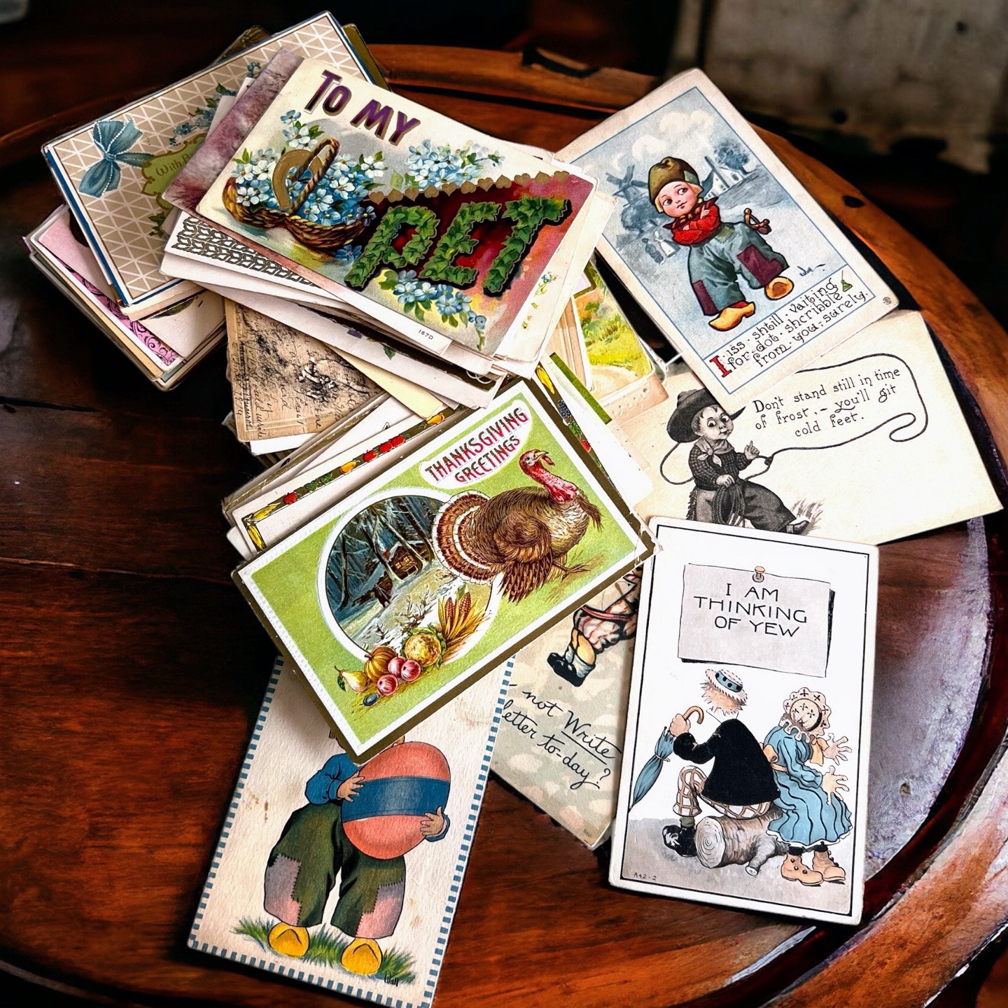 Antique Postcard Lot Of 96 Holidays Birthdays Etc. Early 1900’s