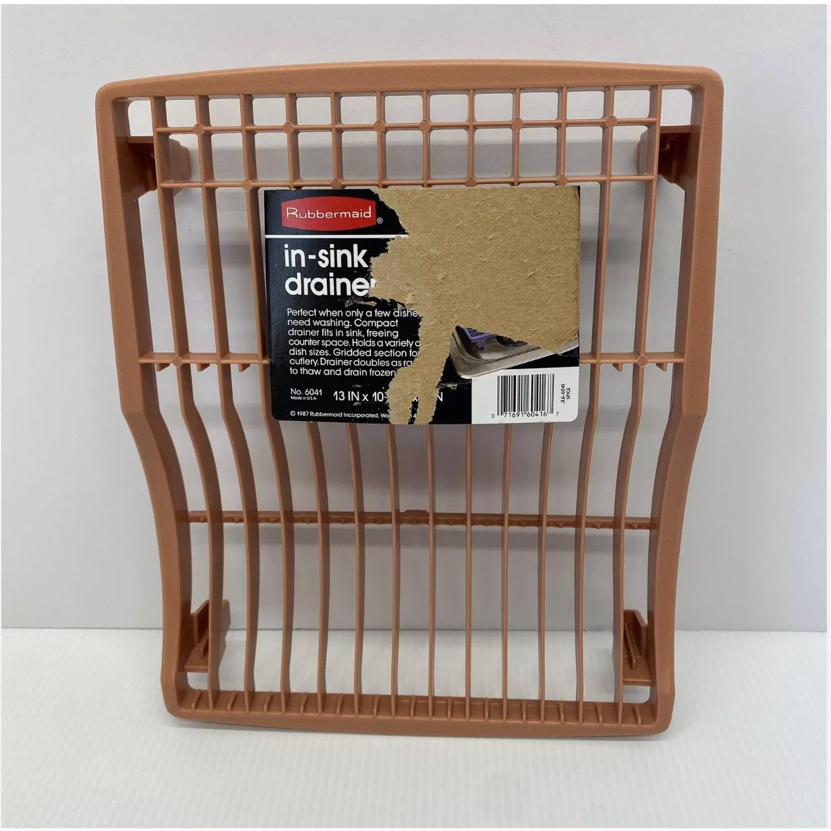 Rubbermaid in-sink drainer Vintage 1987 No.6041 Pink made in USA NOS NEW