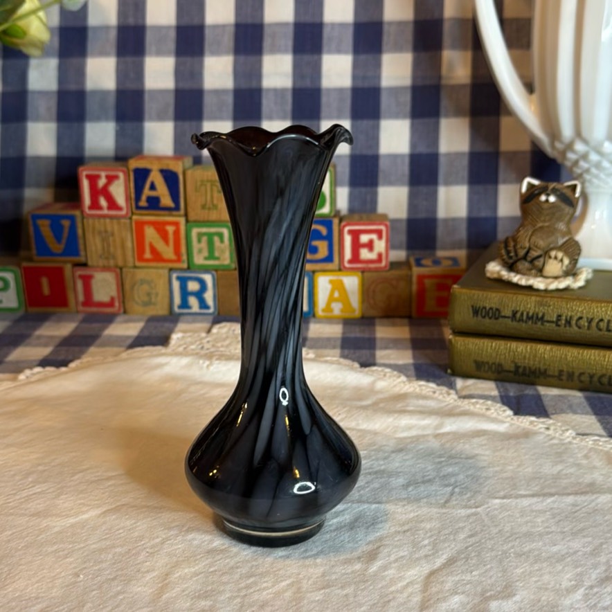 Amethyst Glass Bud Vase