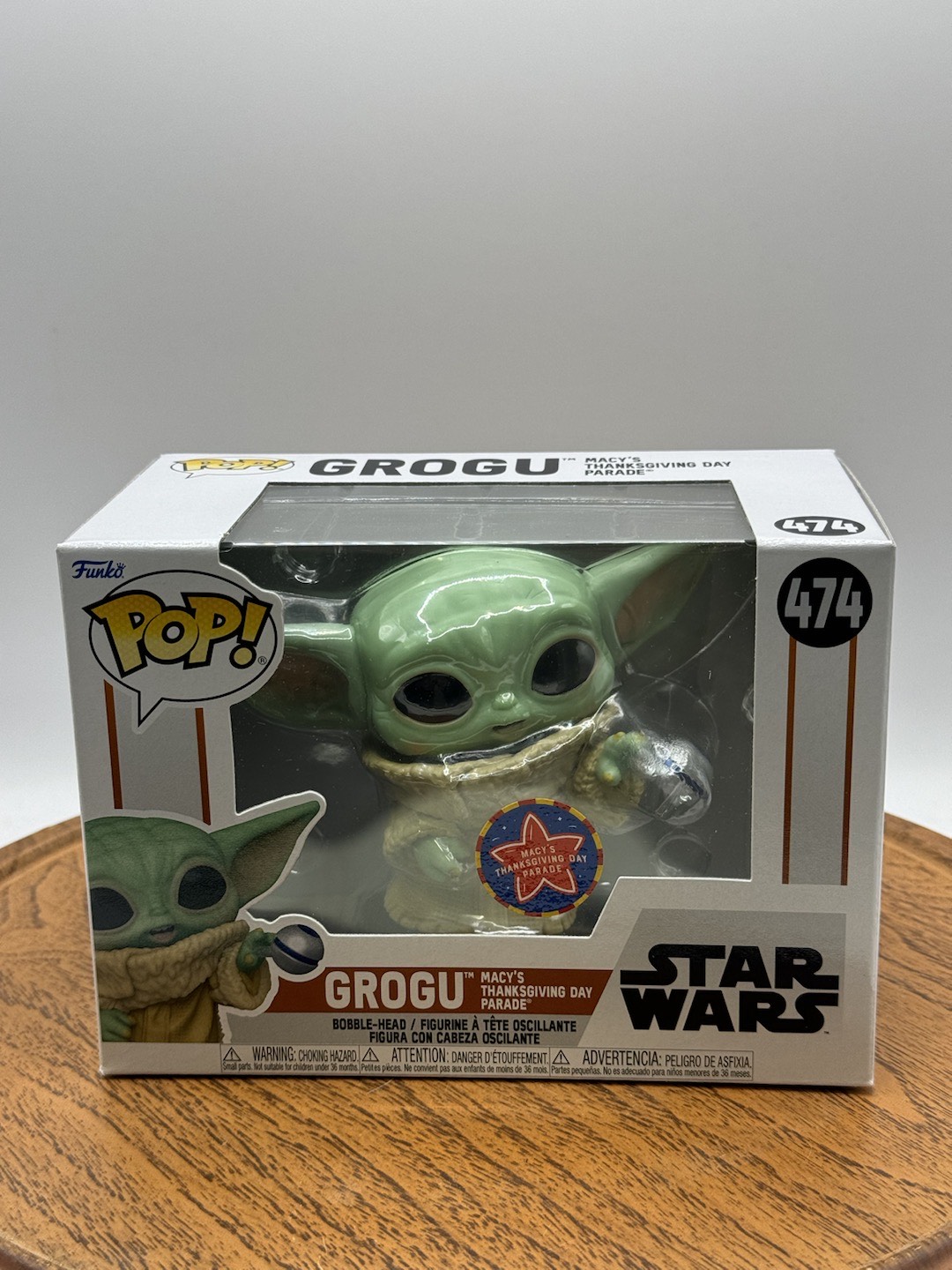 Funko Pop! Star Wars Grogu #474 - Macy's Thanksgiving Day Parade ...