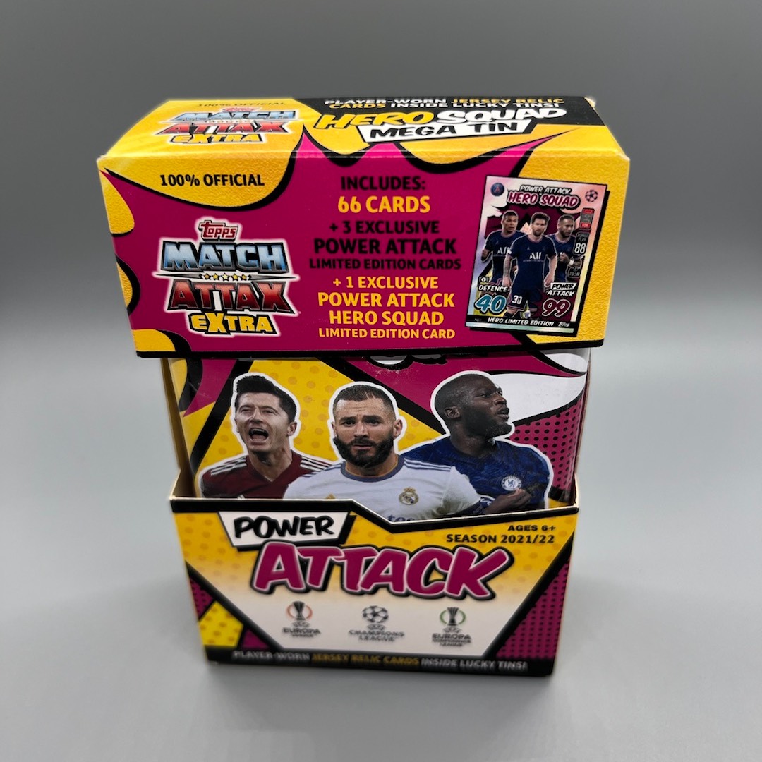 21/22 Match Attack Extra Hero Squad Mega Tin UEFA Europa League ...