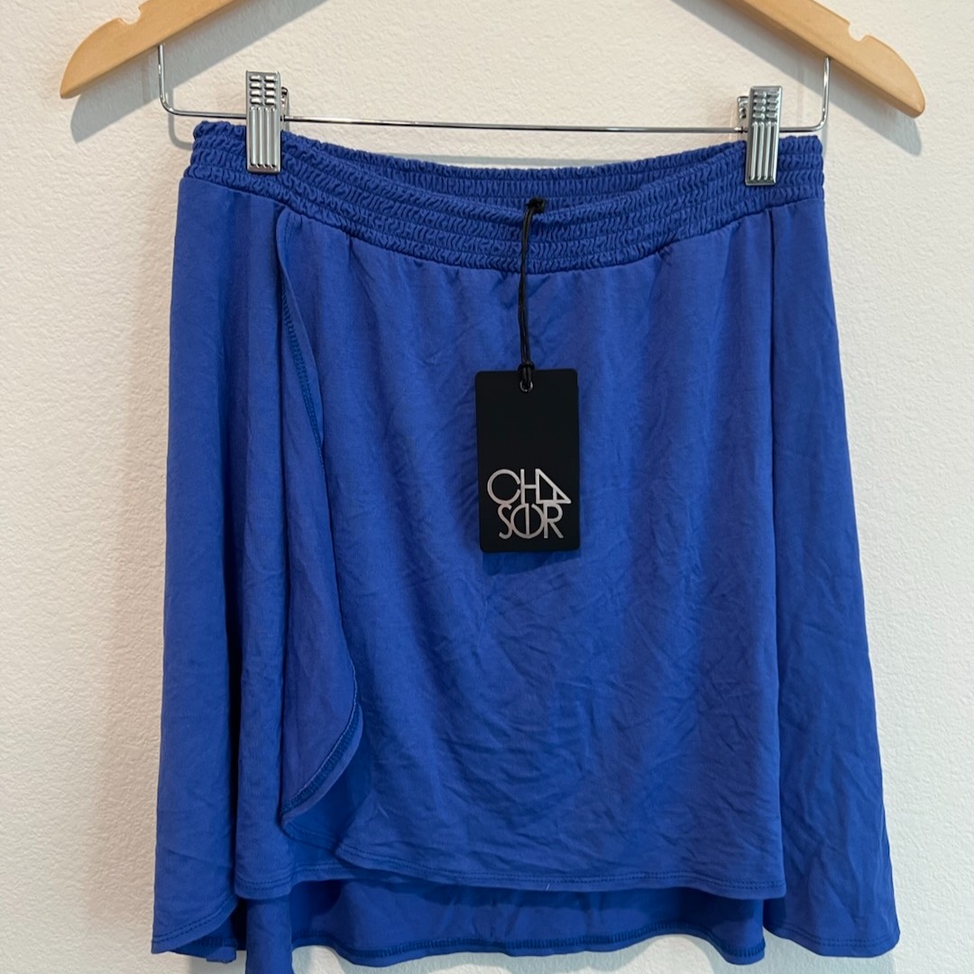 Chaser Blue Mini Skirt