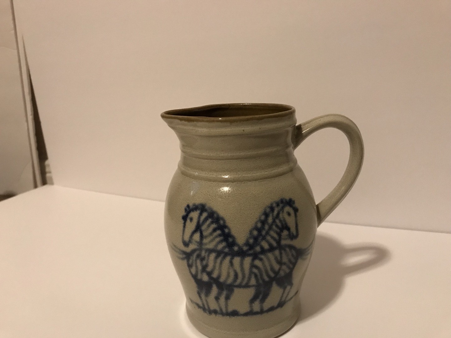 Prestige Place Museum Of American Folk Art Zebra Japan Pitcher 32oz