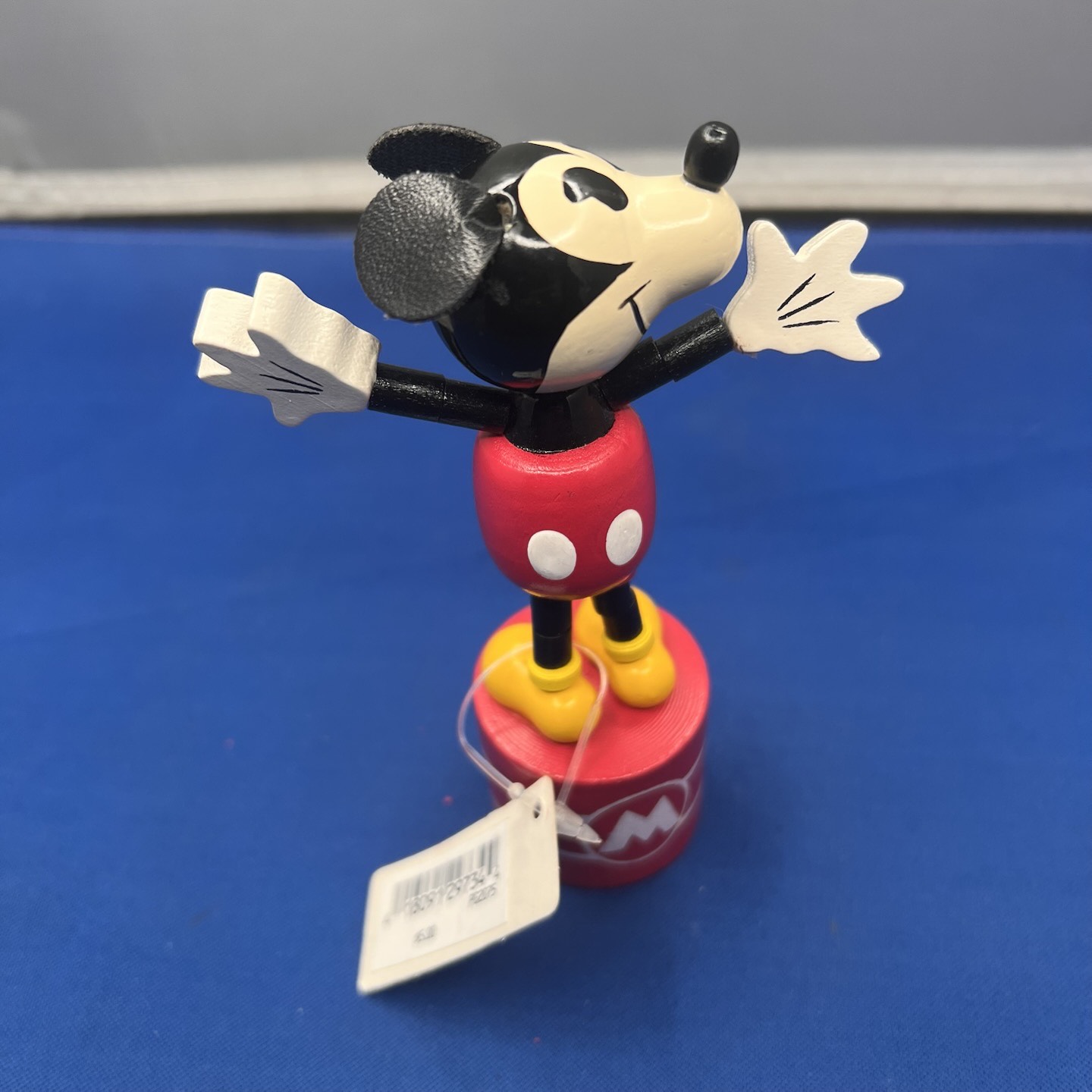 Vintage Walt Disney Mickey Mouse Push Up Puppet Collapsible Wood Toy ...