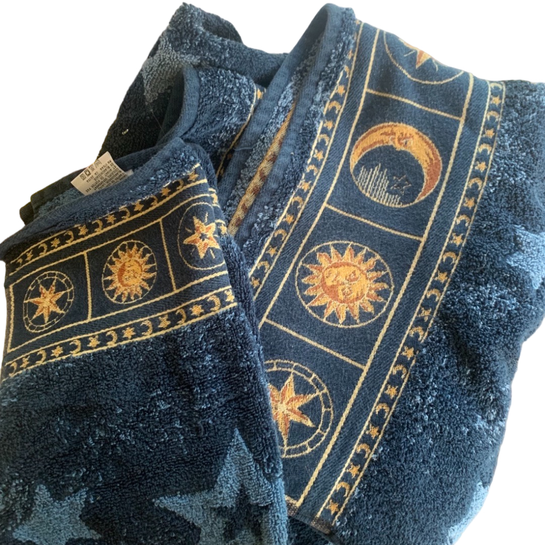 90s Spring Maid Celestial Bath Towel Set