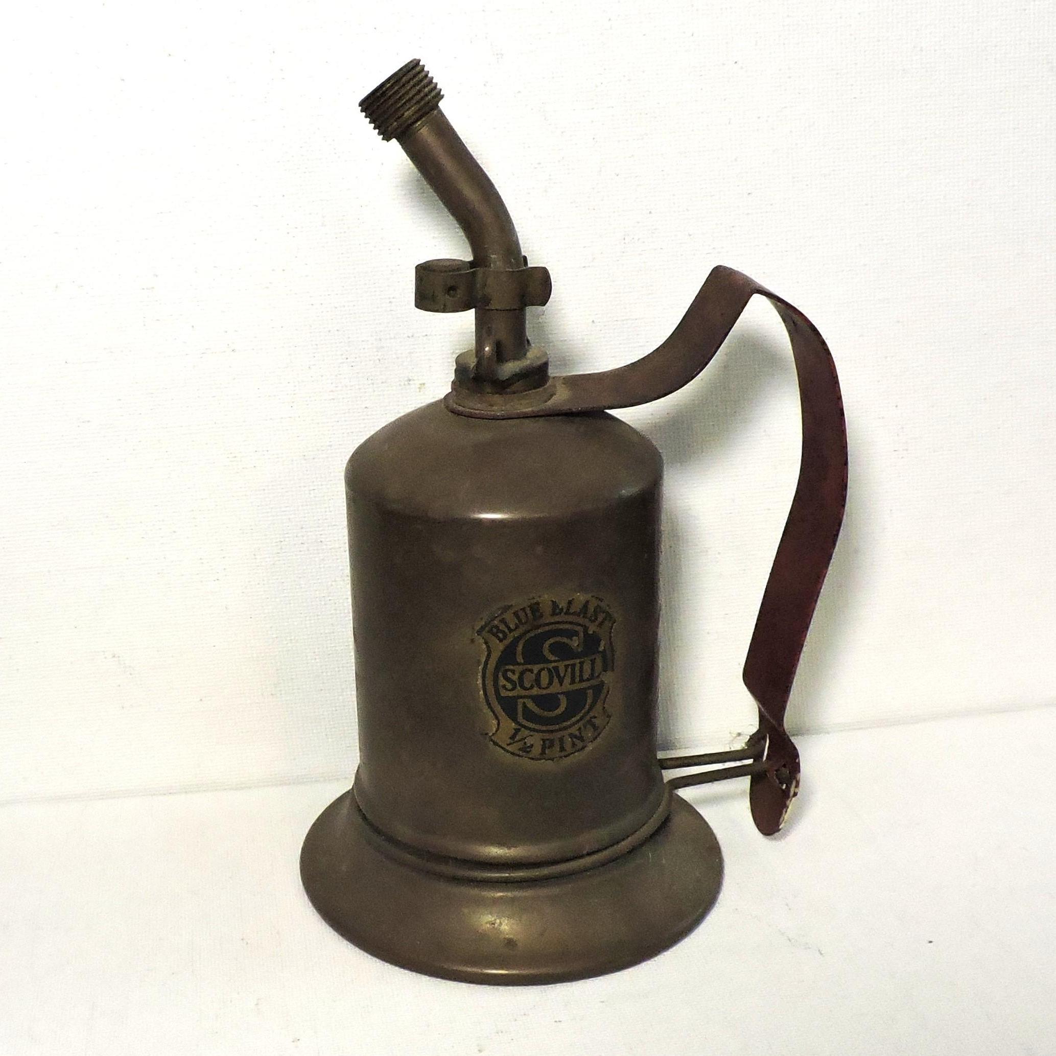 Vintage Blow Torch Scovil Blue Blast 1/2 Pint Tools