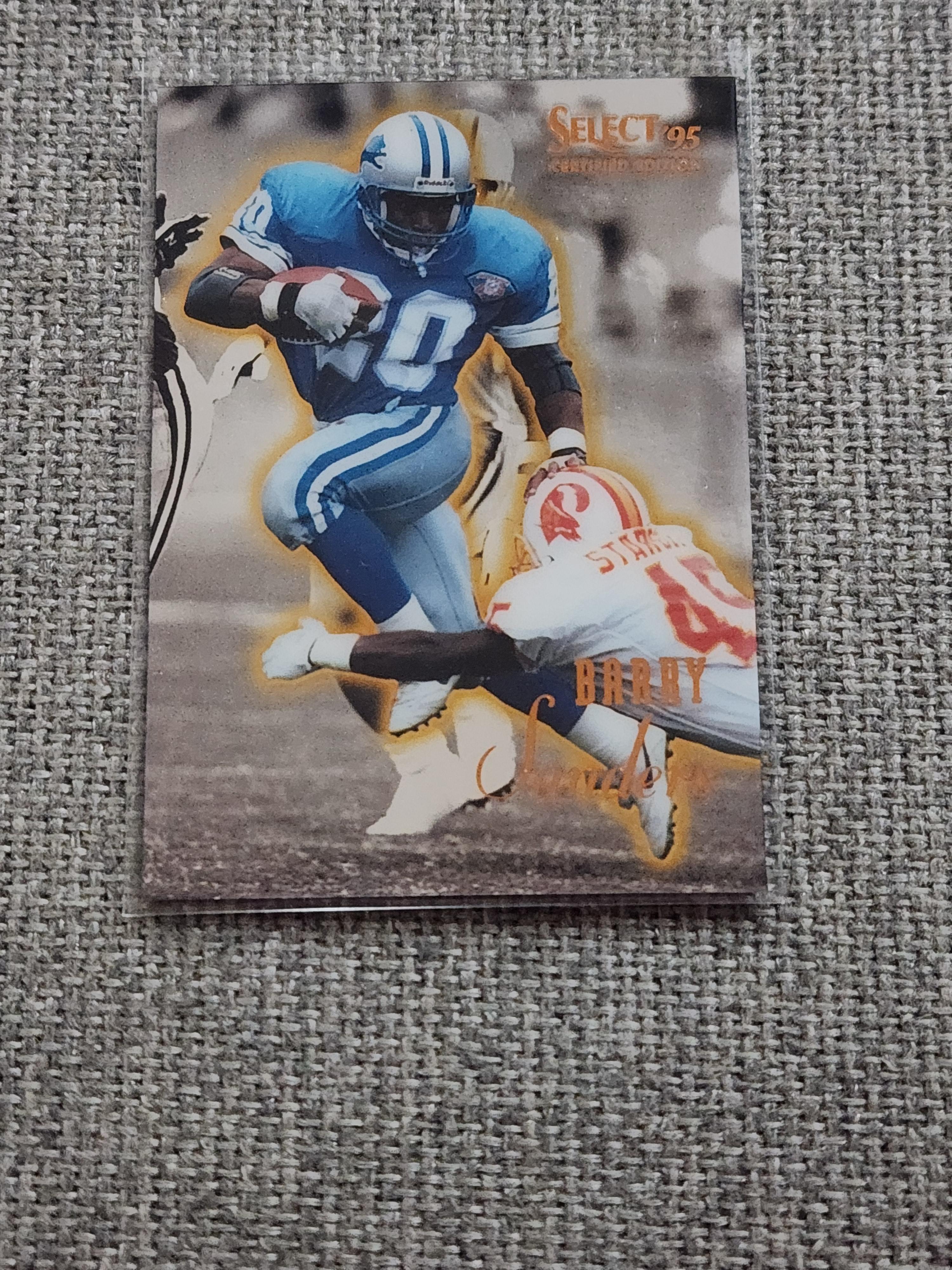 Barry Sanders 1995 Select Certified Card #21