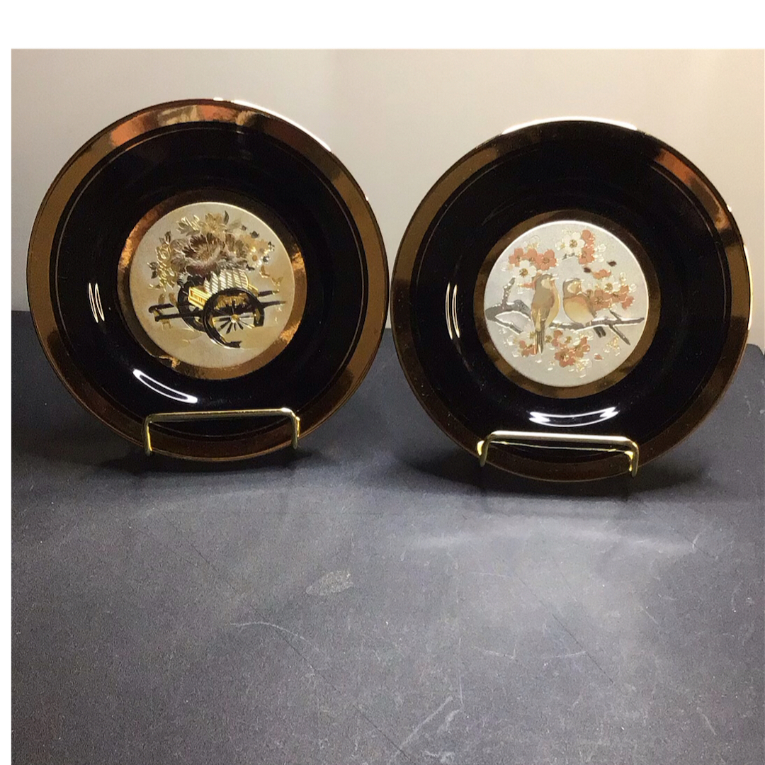 Chokin plates pair