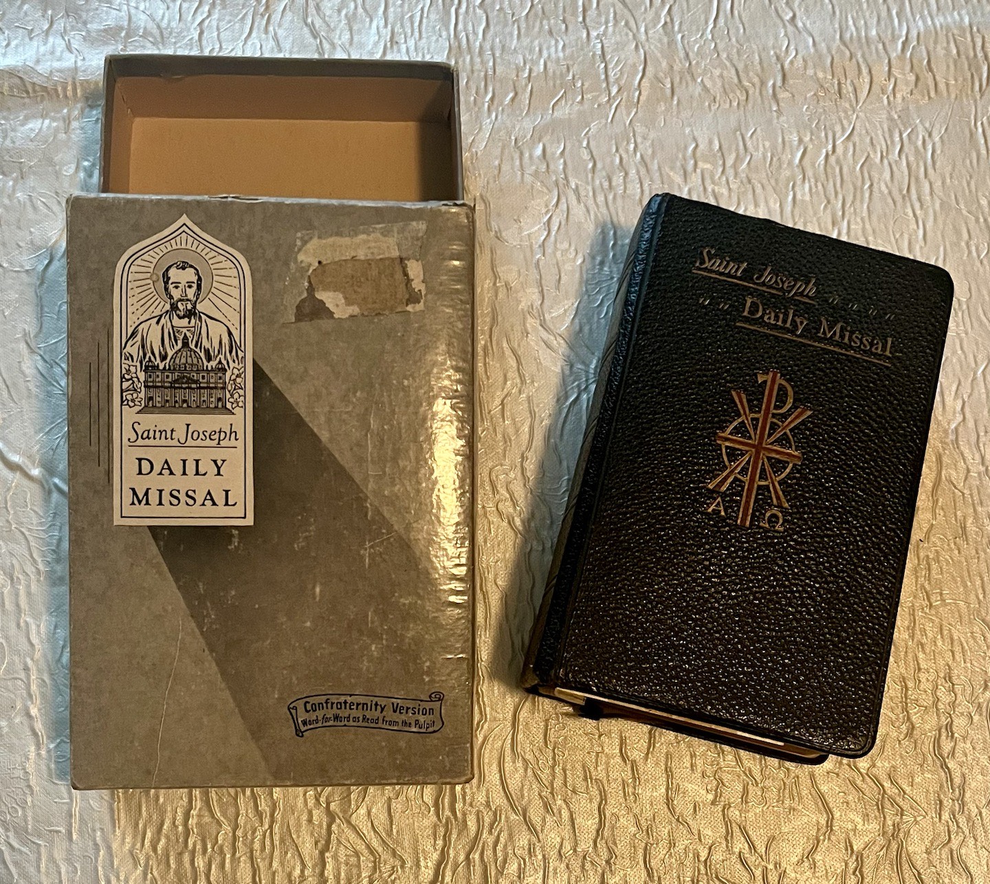 1956 Saint Joseph Daily Missal Explanation Of Holy Mass Prayer Cards ...