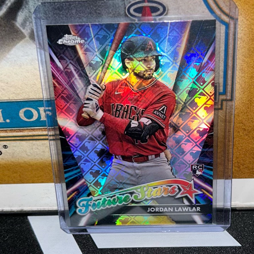 2024 Topps Chrome Logofractor Future Stars Jordan Lawlar RC