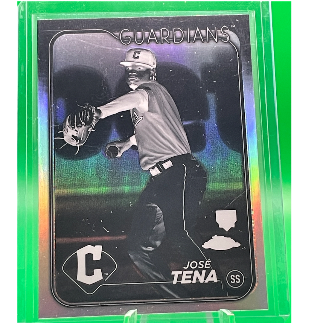 Jose Tena 2024 Topps Chrome Reverse Negative Rookie Card Washington ...