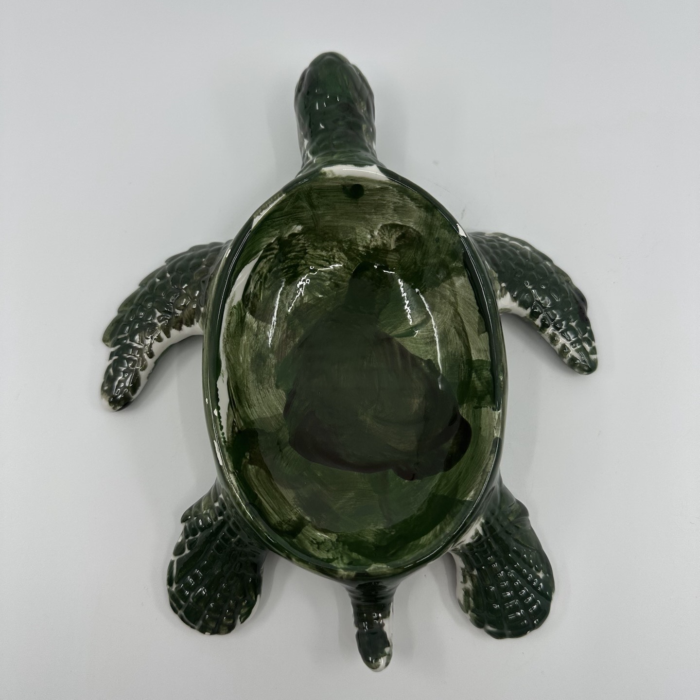 Studio Pottery Turtle Trinket Dish Signed