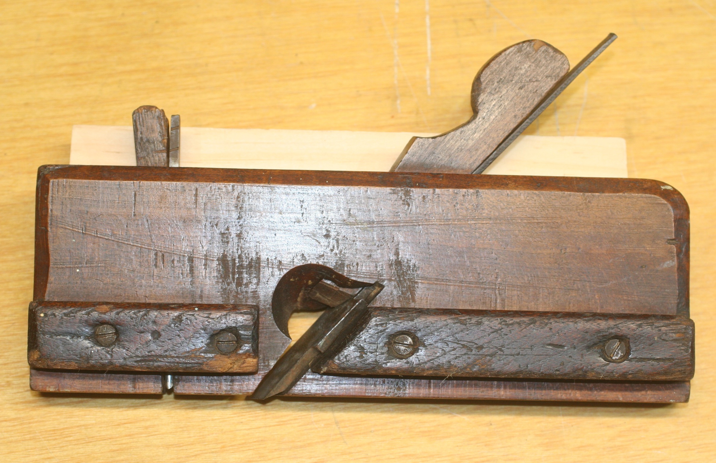 19th C Wooden Dado Plane - OWASCO TOOL CO