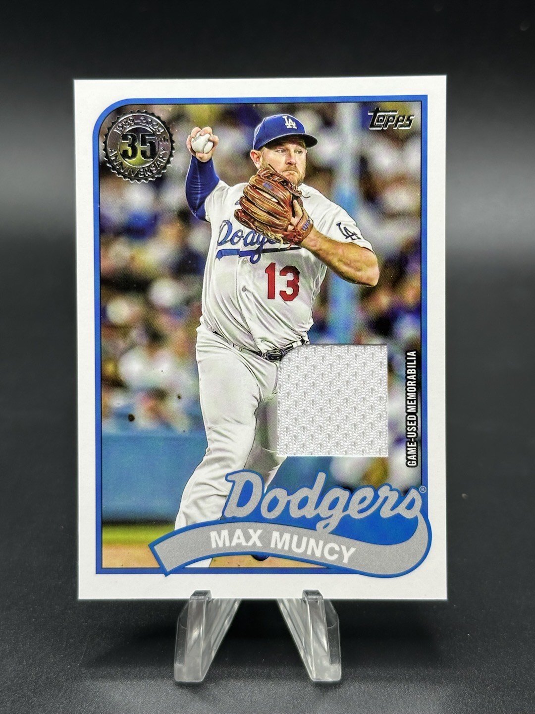 2024 TOPPS SERIES 2 MAX MUNCY - 1989 Game Used RELIC CARD #89R2-MMU LA ...