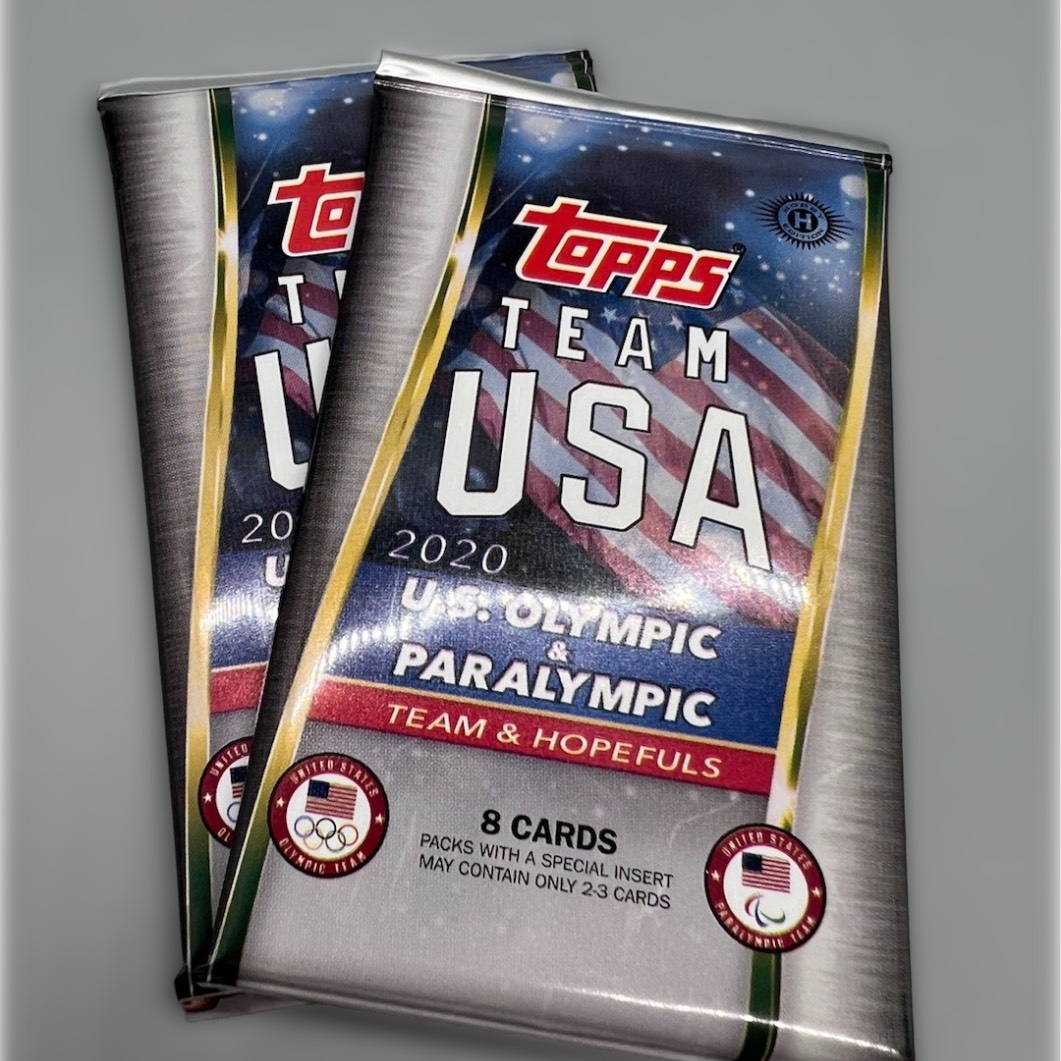 2020 Topps Team USA Olympic & Paralympic Trading Cards - 2 Packs