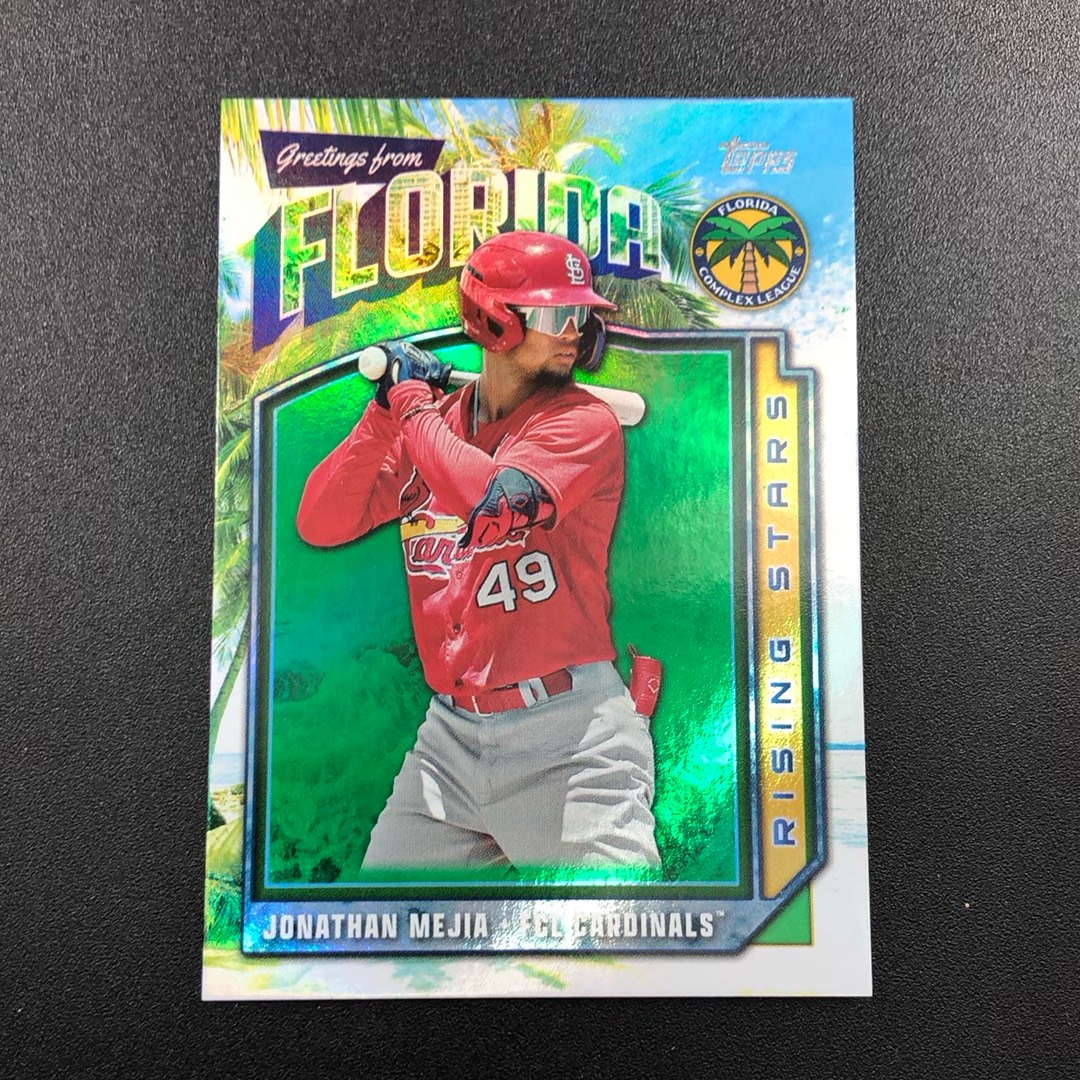2024 Topps Pro Debut Jonathan Mejia St Louis Cardinals Rising Stars ...