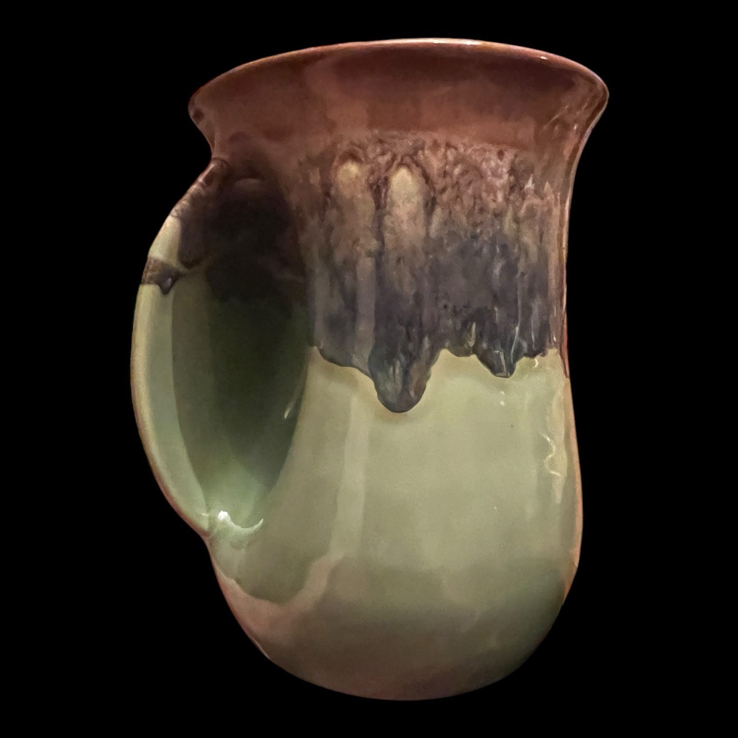 Neher Pottery Lefty Hand Warmer Mug 5”