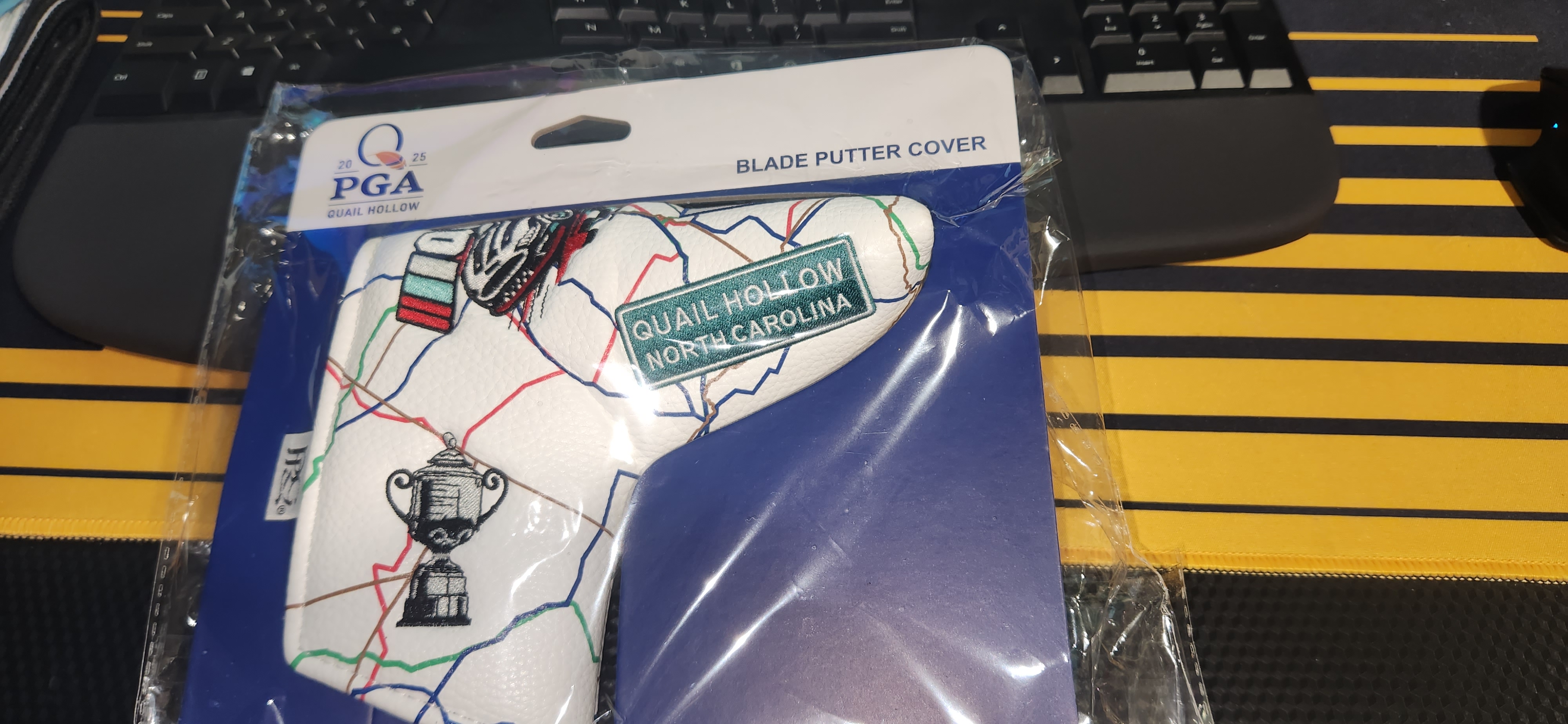 2025 PGA Quail Hollow blade putter cover.