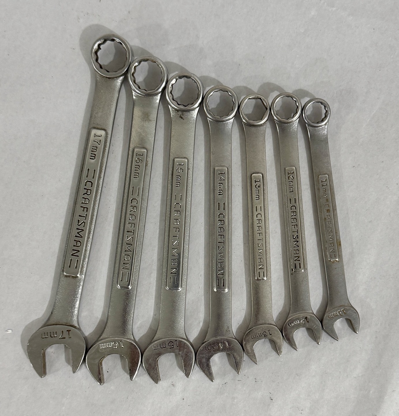 Craftsman 7 Piece Metric Wrench Set. VA Mark