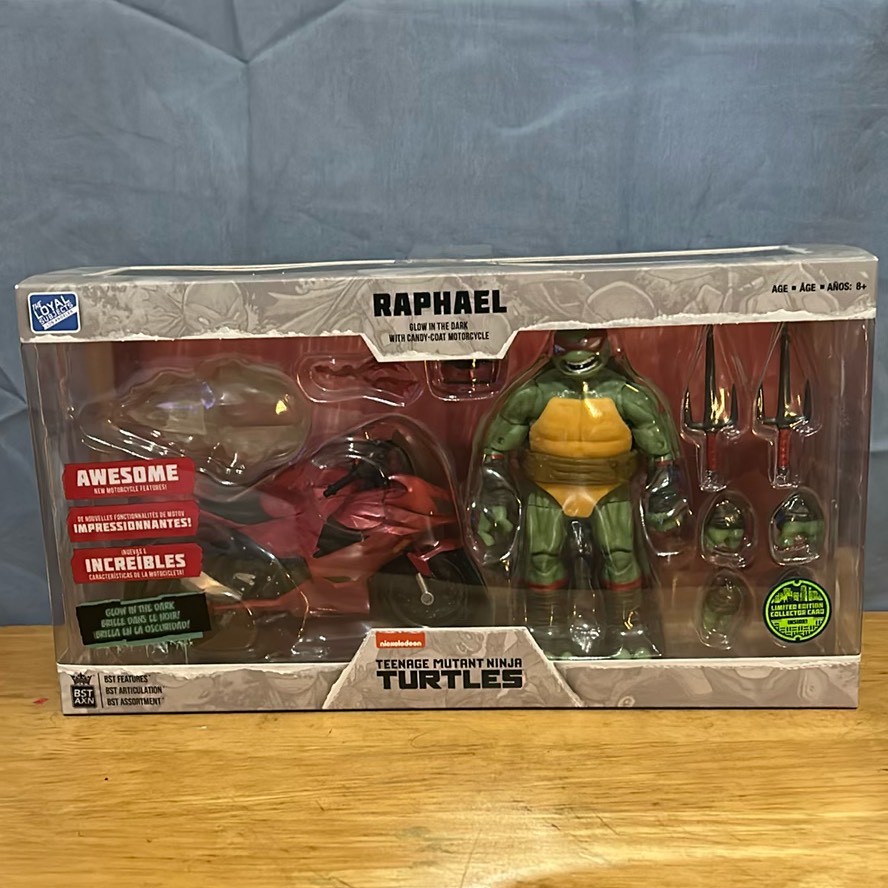 Nickelodeon Teenage Mutant Ninja Turtles Raphael Glow In The Dark With ...