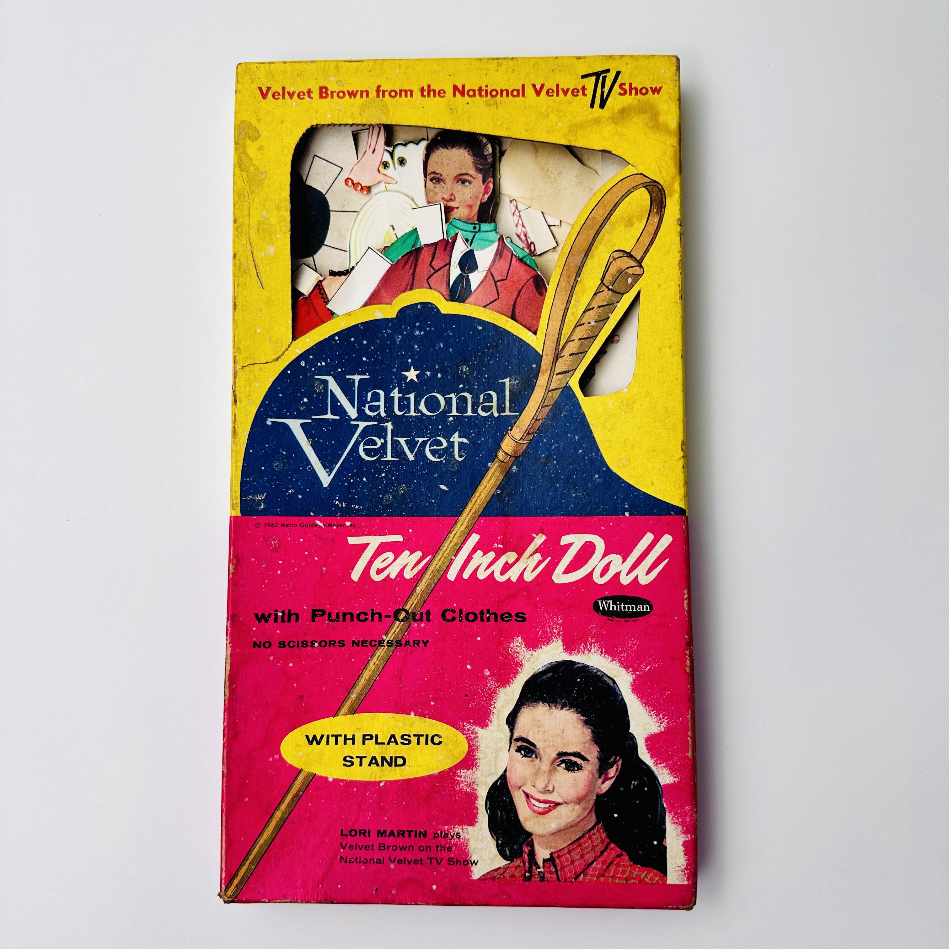 Vintage Box of National Velvet Paper Dolls 1962 Metro Goldwyn Mayer