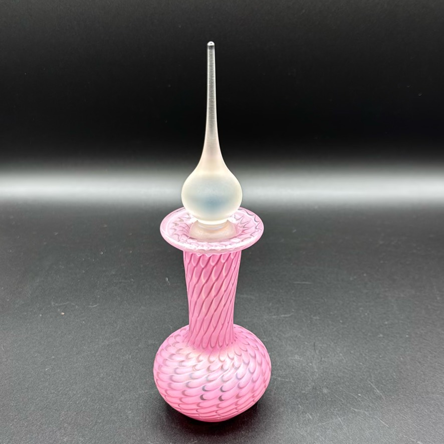 1995 Stuart Abelman Pulled Loop Frosted Pink Perfume