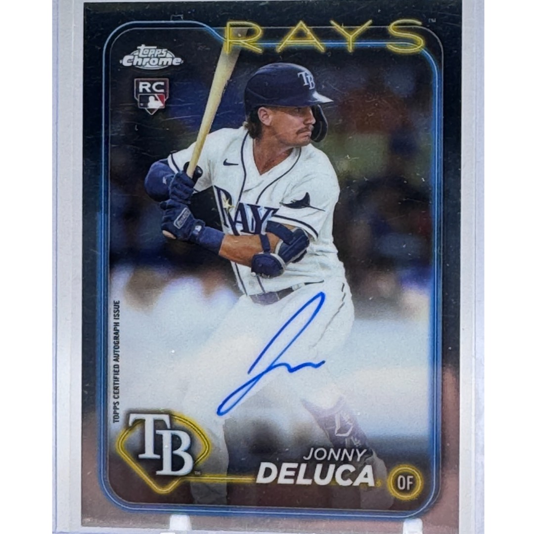 MBB #19 2024 Topps Chrome Rookie Autographs Jonny Deluca