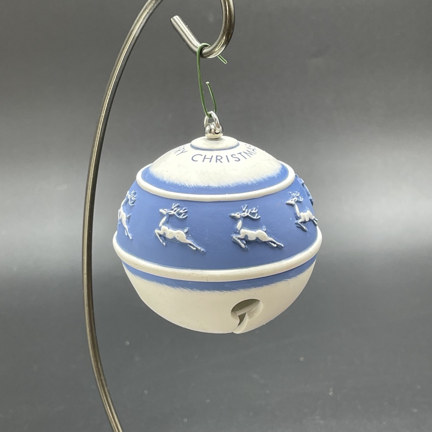 Hallmark Reindeer Musical Jingle Bells Hanging Christmas Ornament Works