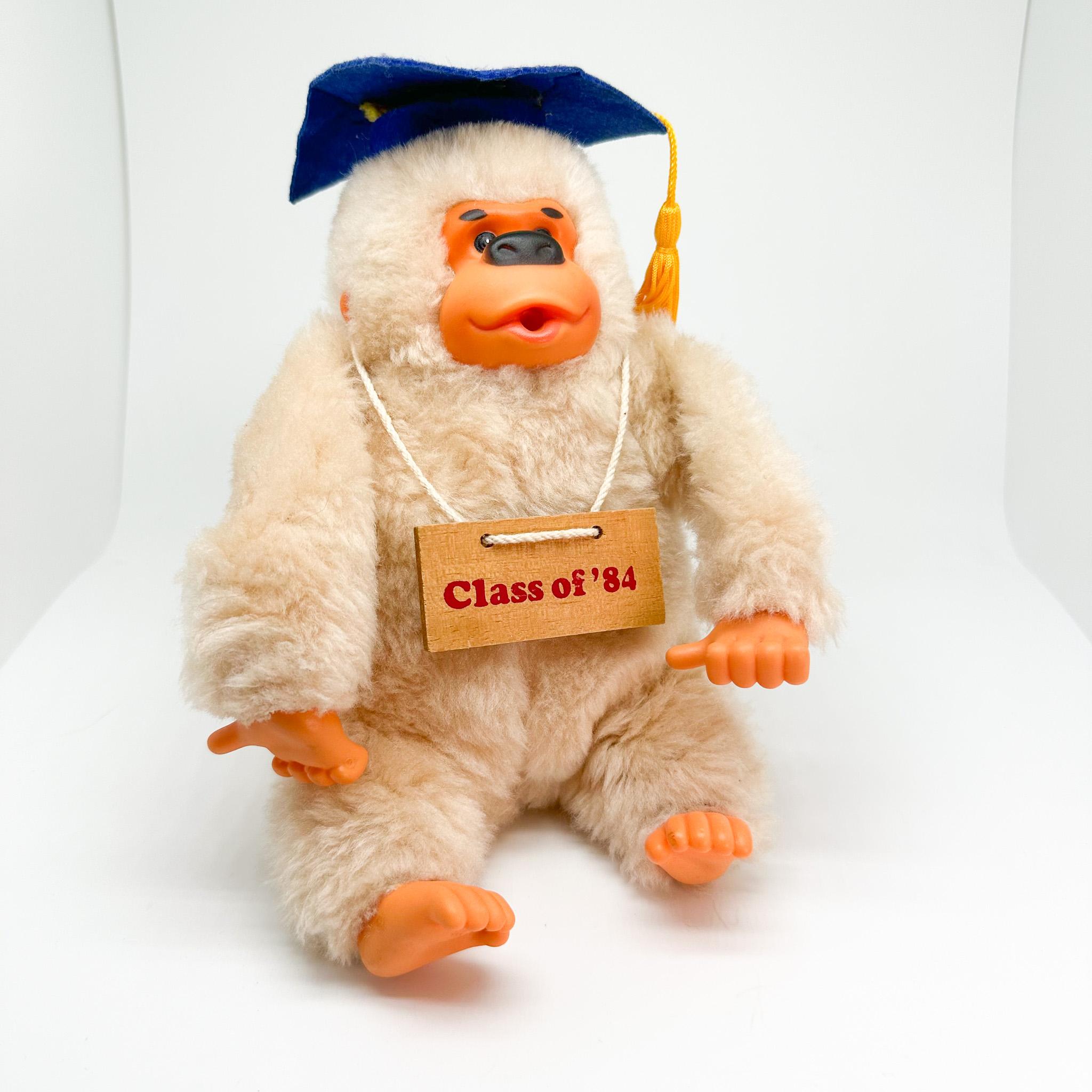 Vintage Gonga Gorilla Russ Berrie Class of 1984 Plush Stuffed Animal ...