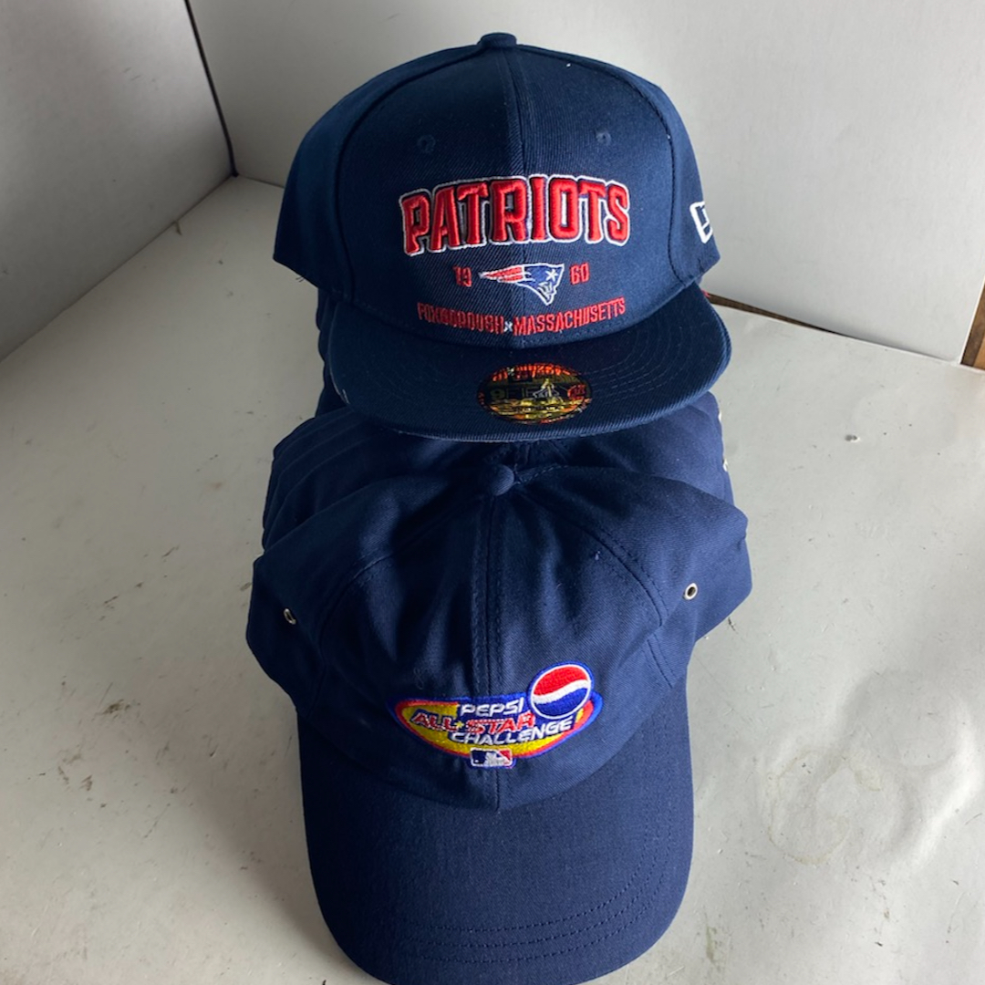 Wholesale Lot Of 23 - Pepsi All Star Hats (NEW) + 4 - NE Patriots (NEW ...