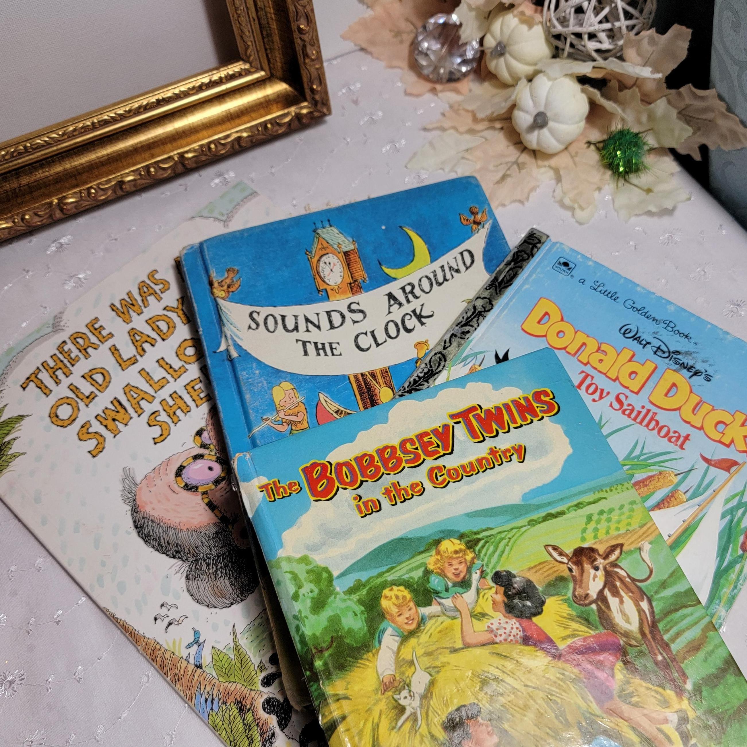 Charming Vintage Children's Book Collection - Set of 4