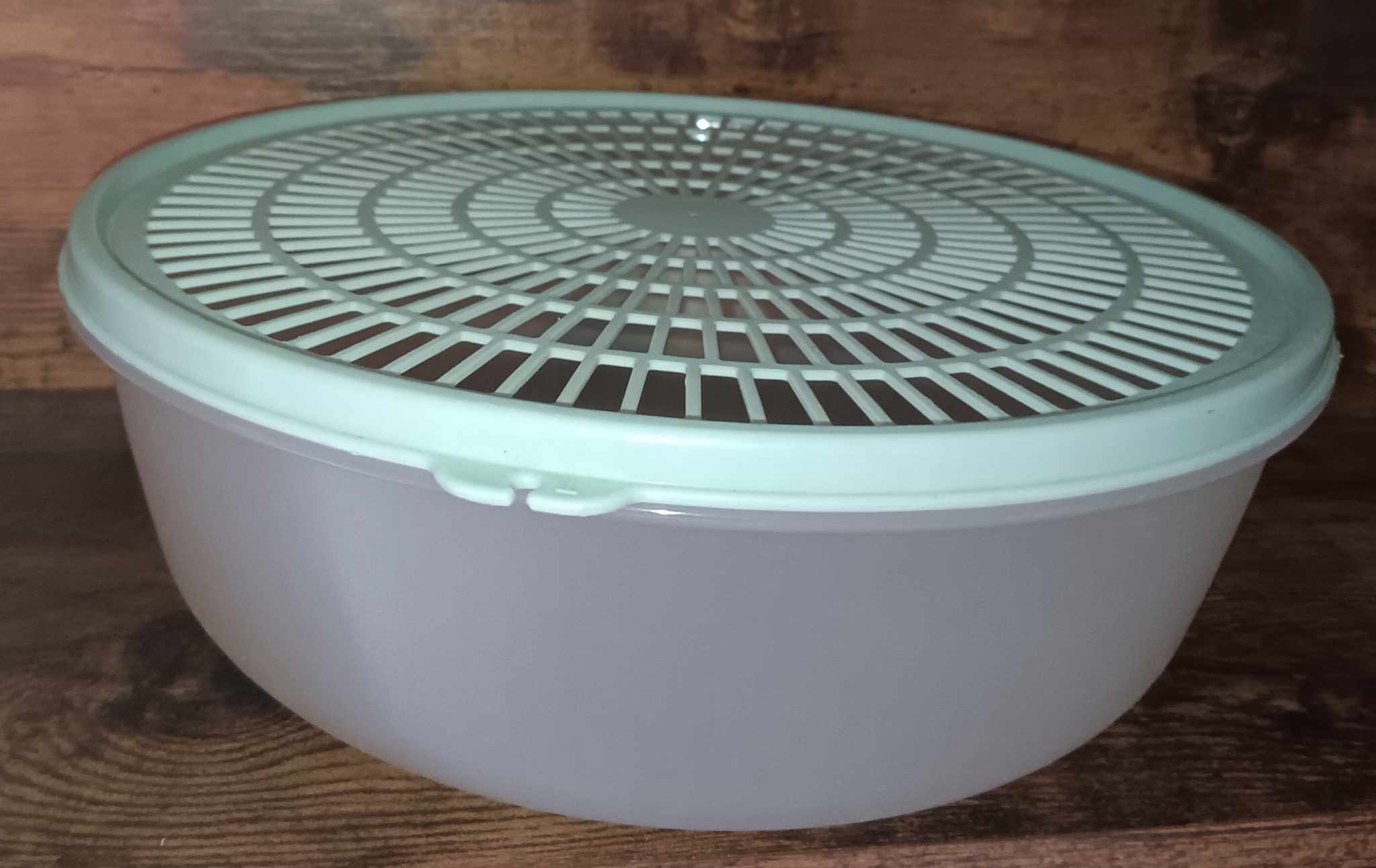Vintage Tupperware Colander with Lid