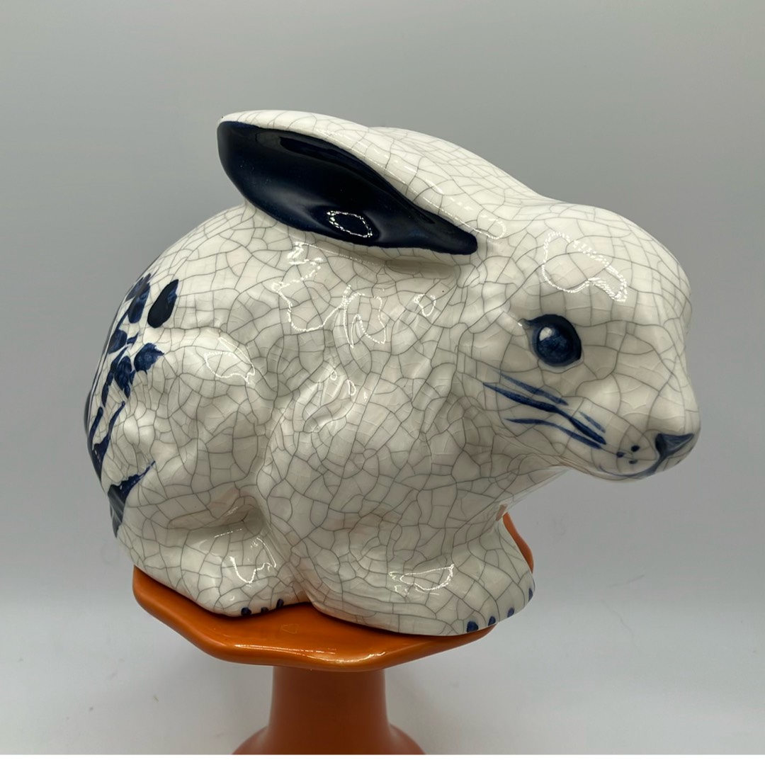 Easter Dedham Pottery Bunny Figurine