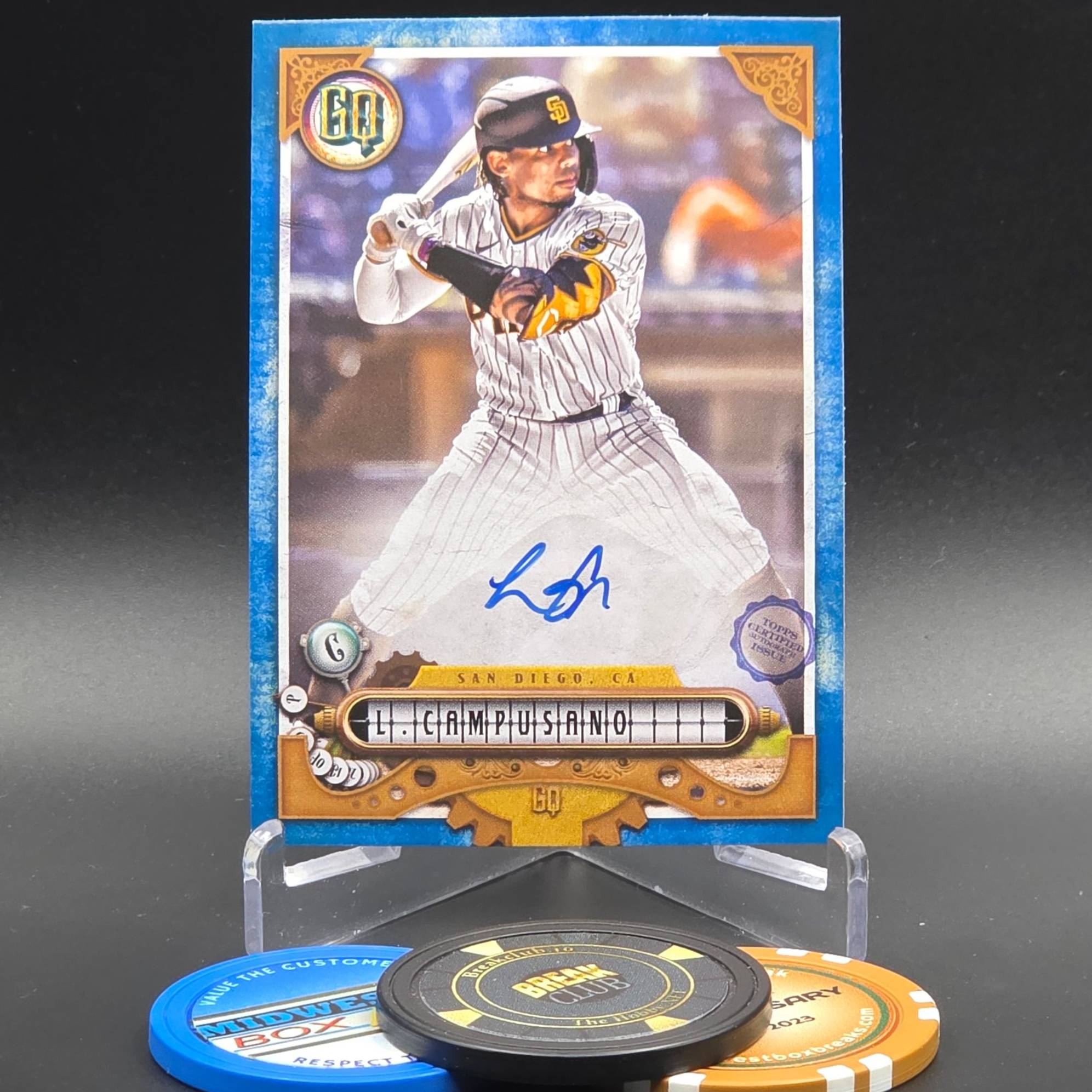 Luis Campusano Auto 2022 Topps Gypsy Queen Baseball GQ Autograph Insert ...