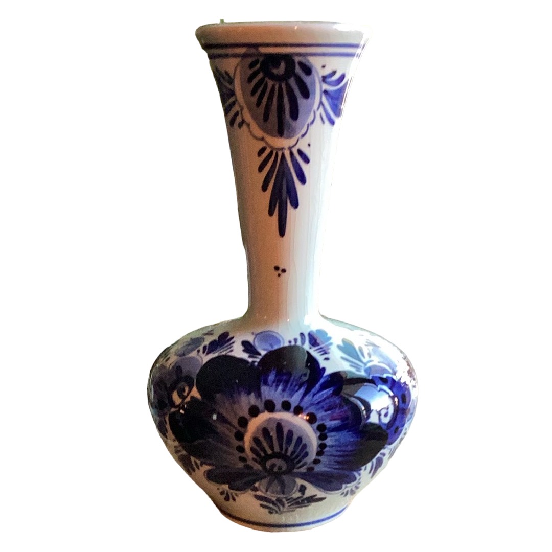 Beautiful Delft Blue Handpainted Holland Vase