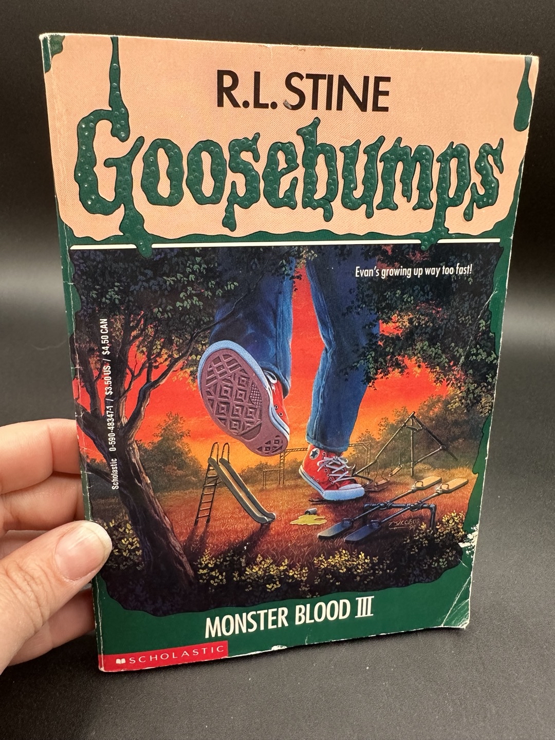 Goosebumps “Monster Blood III” By R.L. Stine, 1st Printing, 1995
