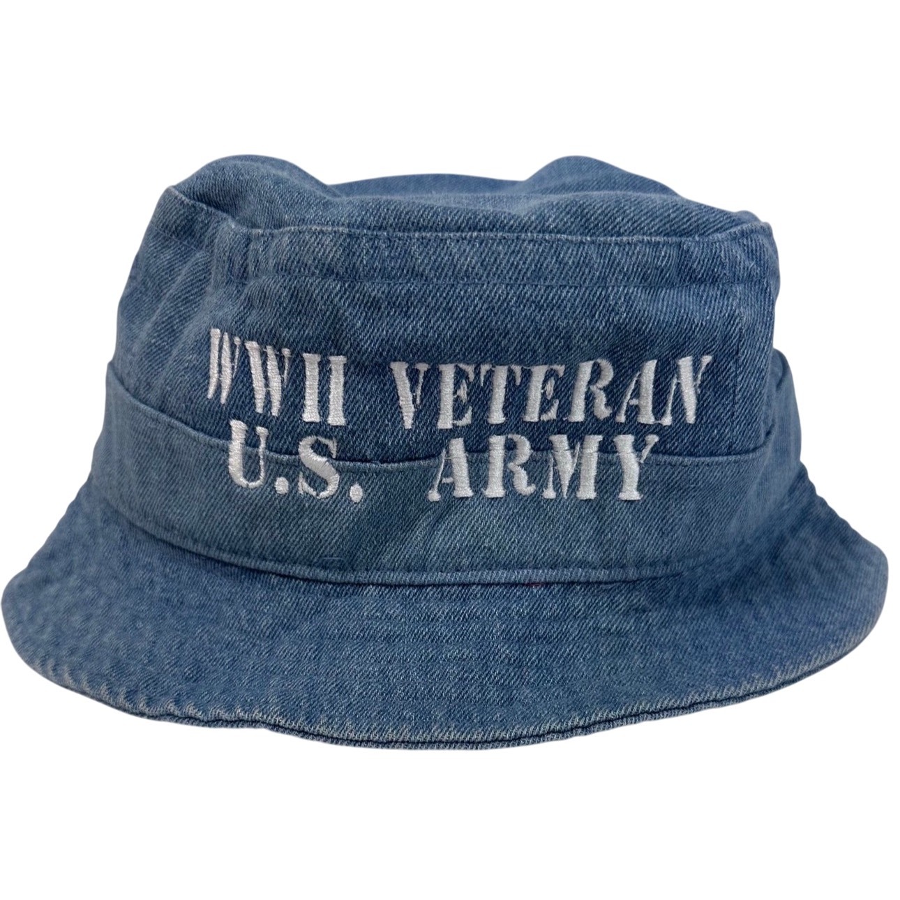 World War II Veteran U.S. Army Denim Bucket Hat - NWT