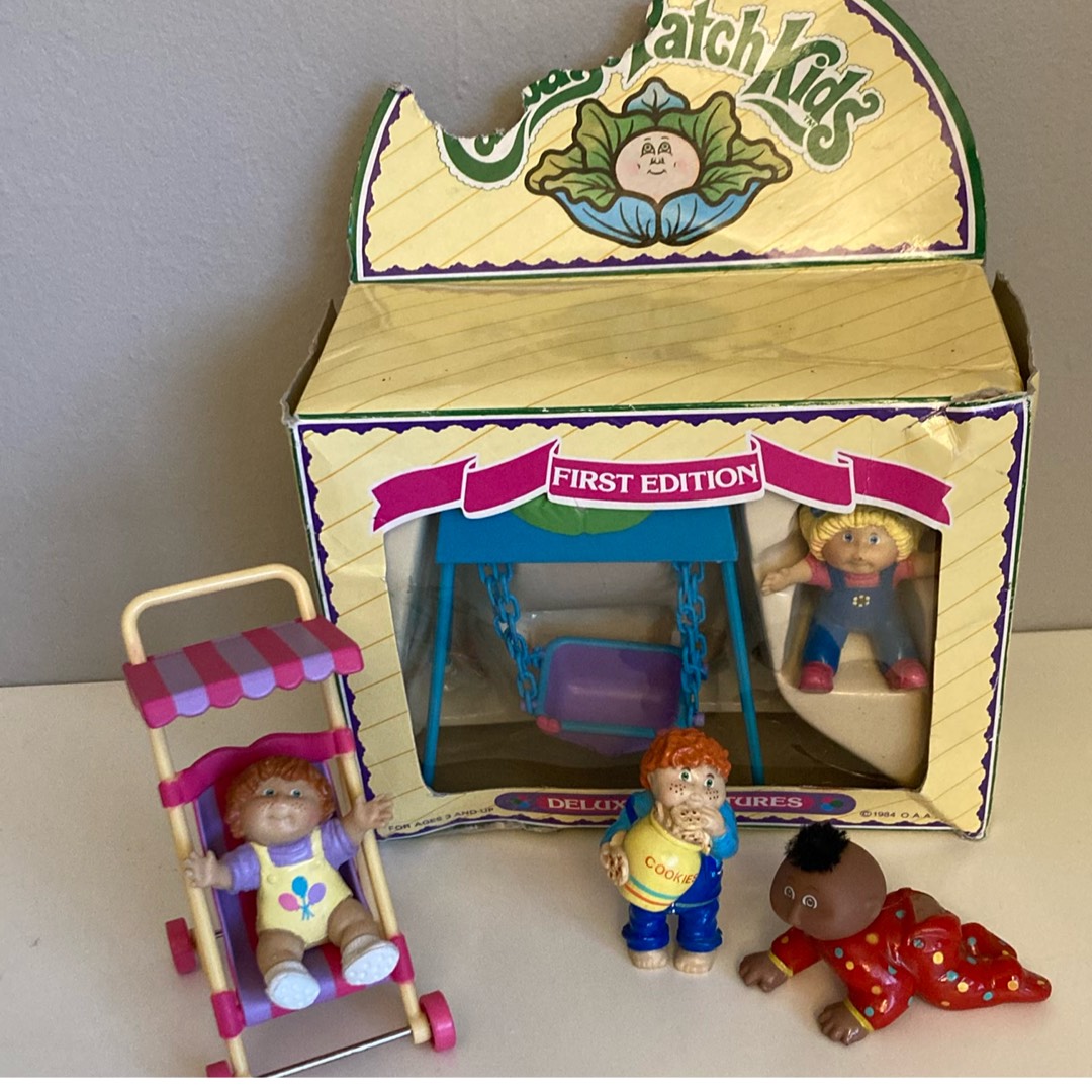 Lot Of 1984 Cabbage Patch Kids Deluxe Miniatures First Edition Dolls ...