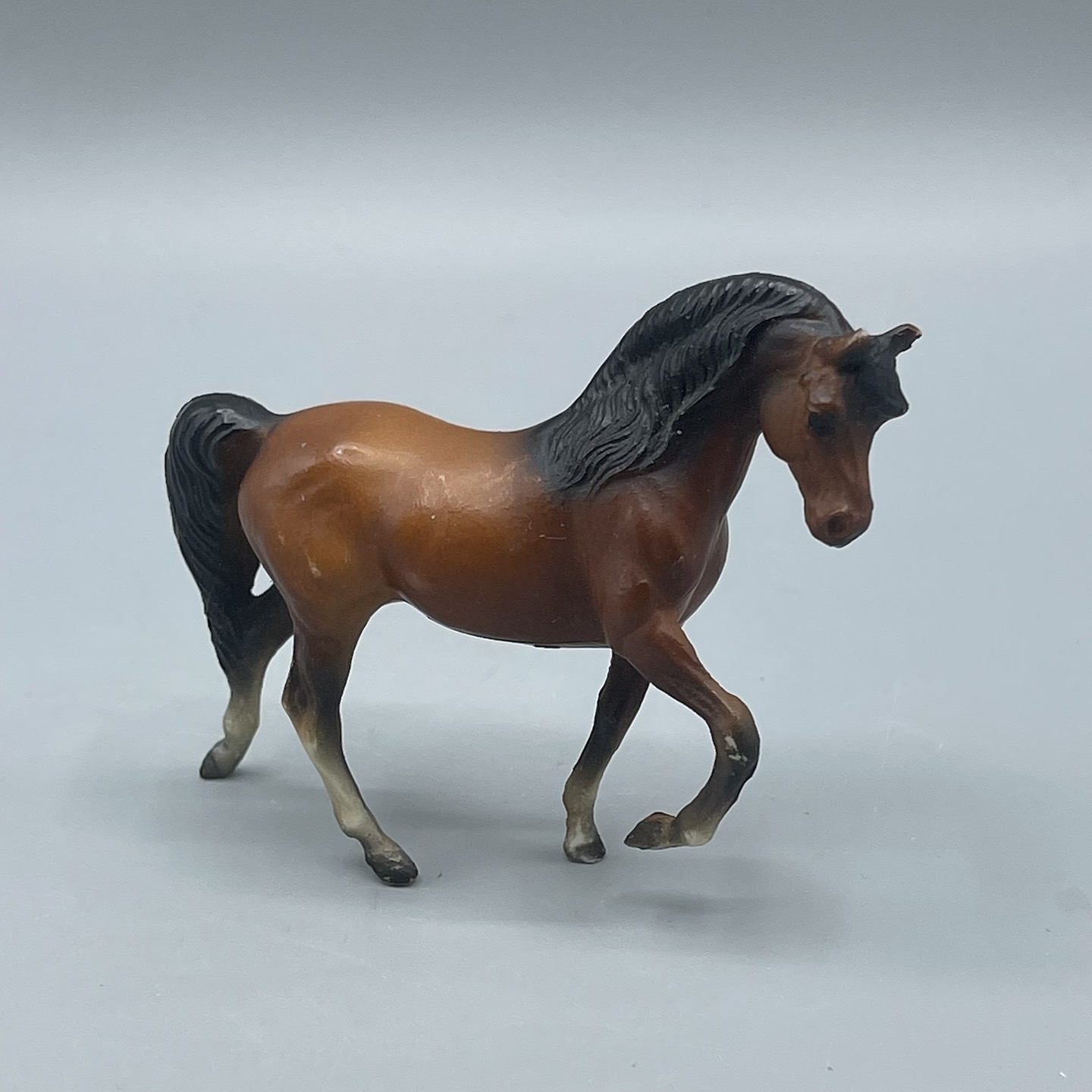 Vintage Mini Breyer Horse Stablemates Morgan Stallion 1975 Bay