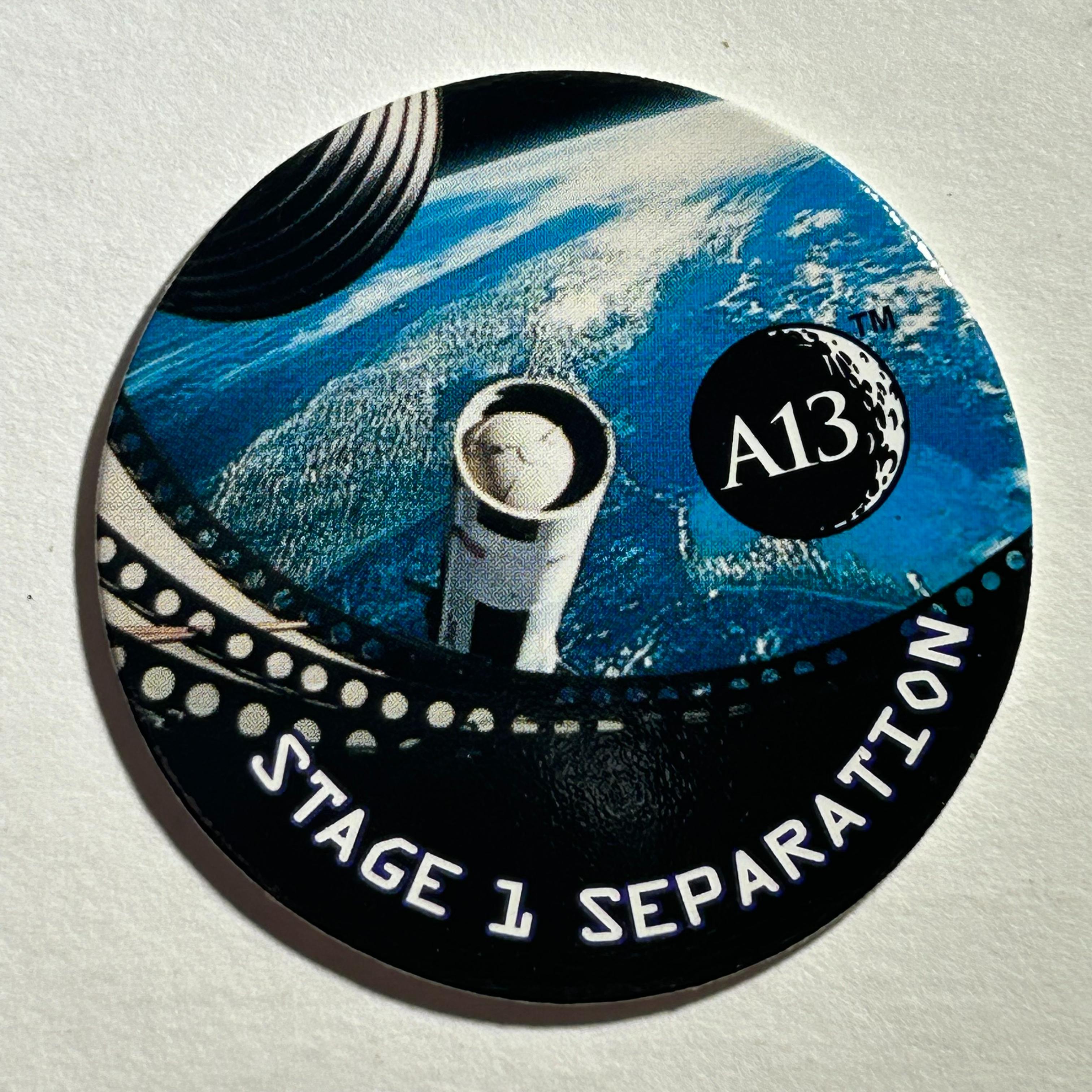 POGs Apollo 13 Pog #4 Stage One Separation A13 NASA Hardee's Food ...
