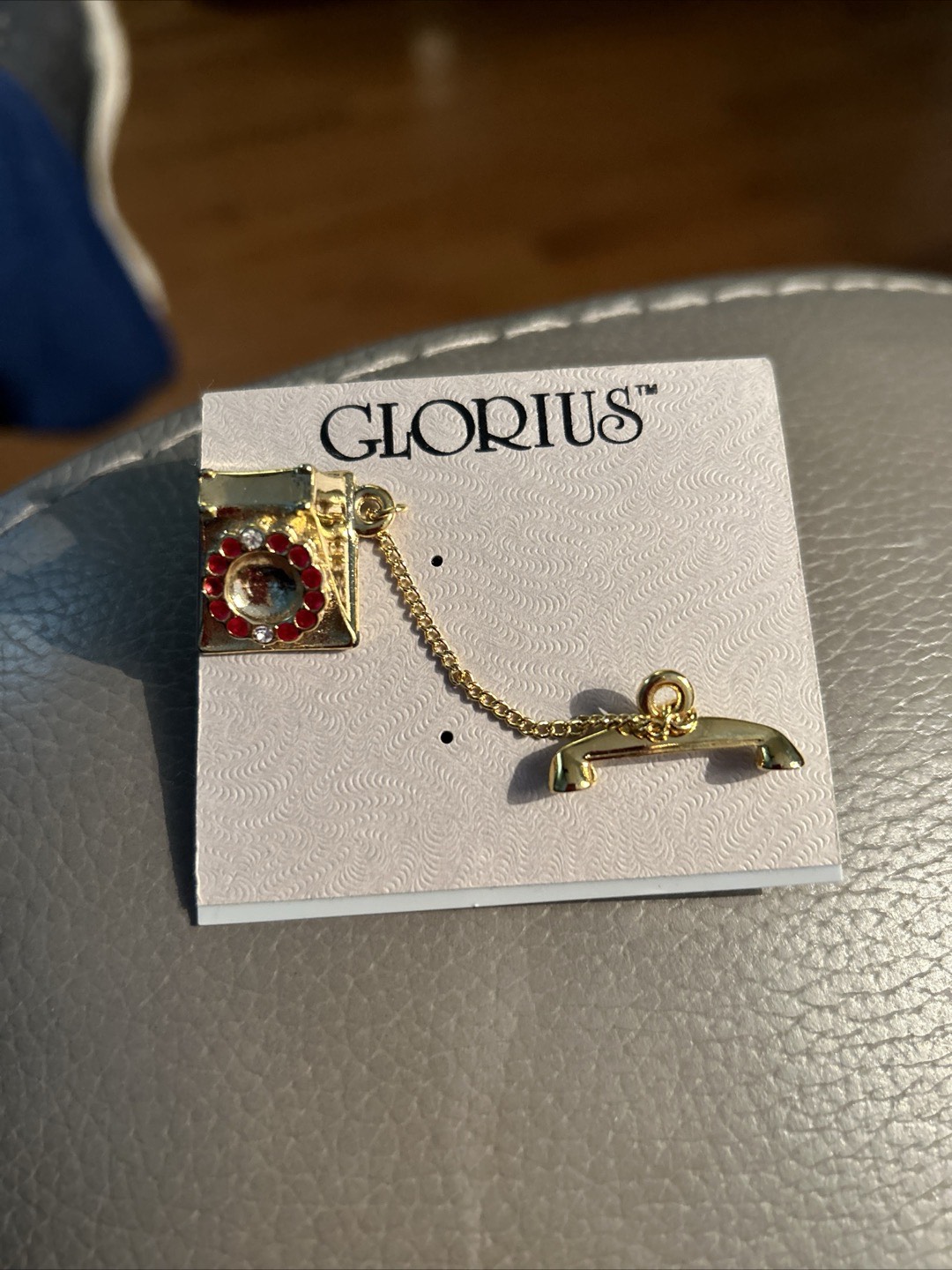 Retro Rotary Dial Telephone Pin-Glorius Brooch Pin