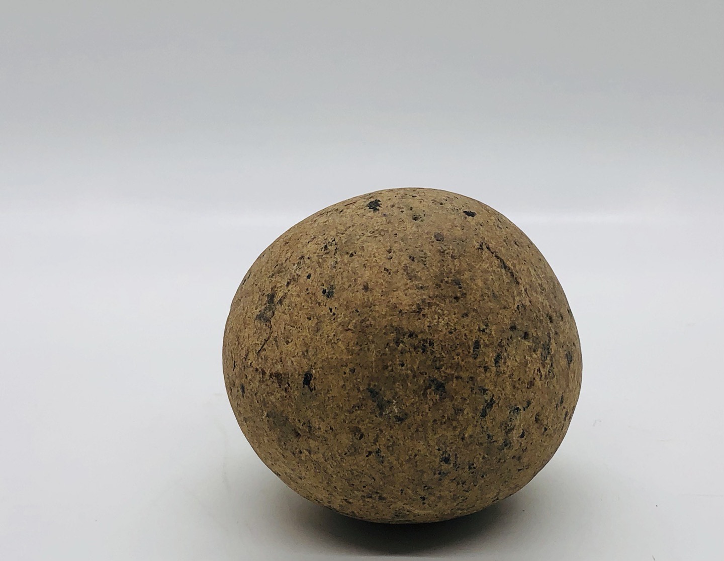 Native American Indian Hammer Stone Tool-Game Ball 11 Oz