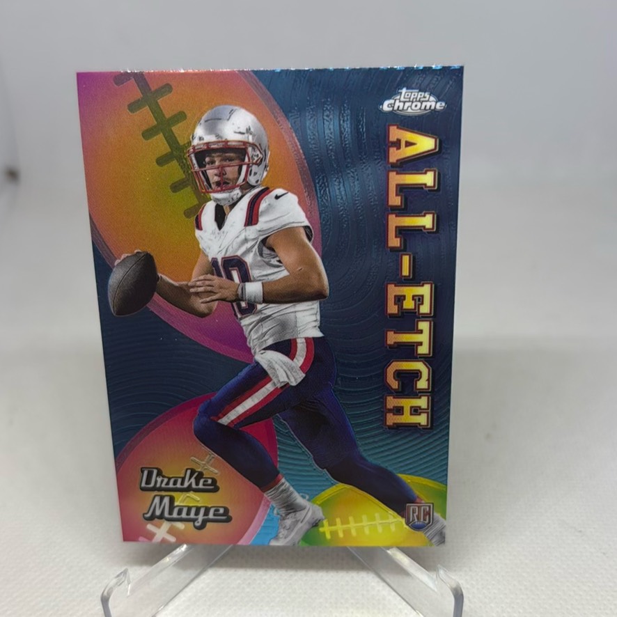2024 TOPPS CHROME NFL FOOTBALL Drake Maye RC All-Etch Patriots
