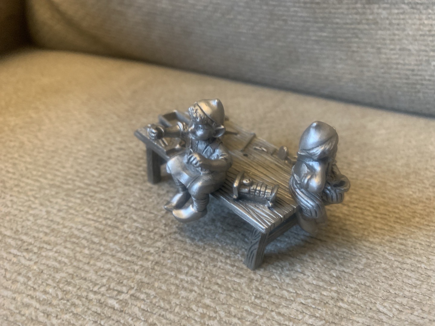 Pewter Work Shop Elves By Pewter Port