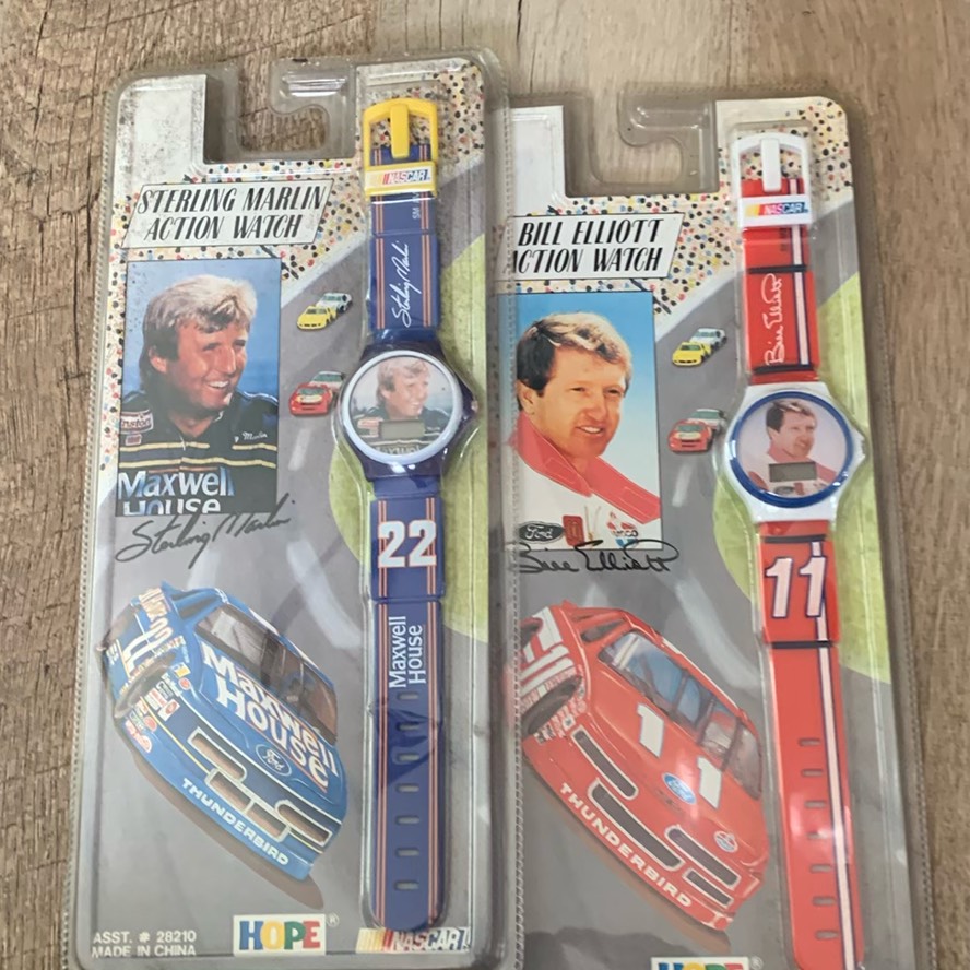 Two Vintage NASCAR Watches