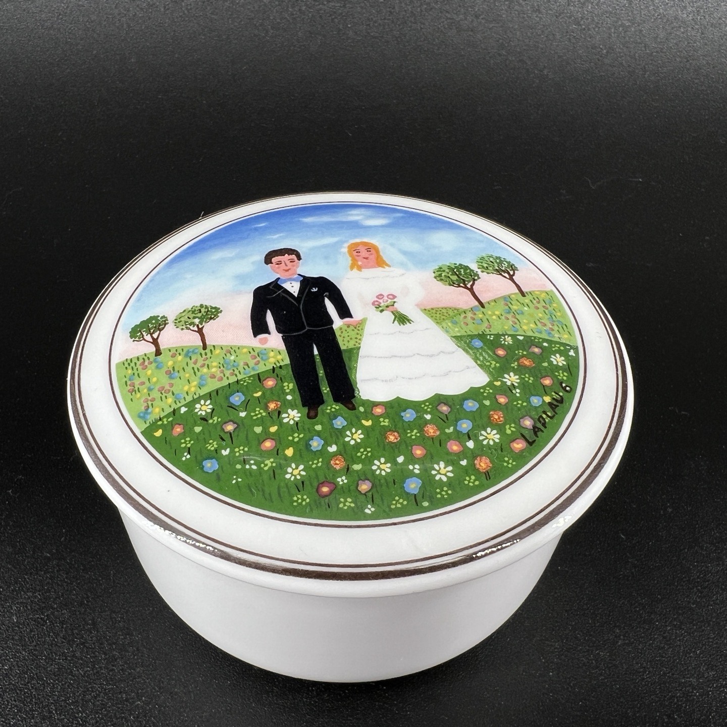 Villeroy & Boch Wedding Marriage Porcelain Trinket Box