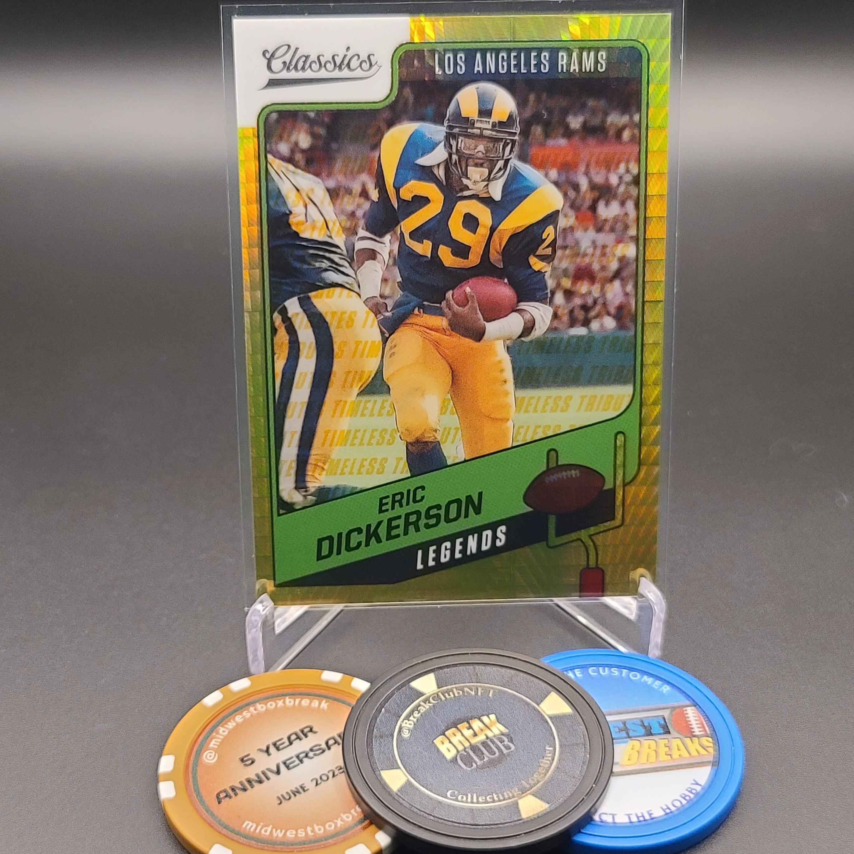 Eric Dickerson 2021 Panini Classics Football Legends Premium Edition ...